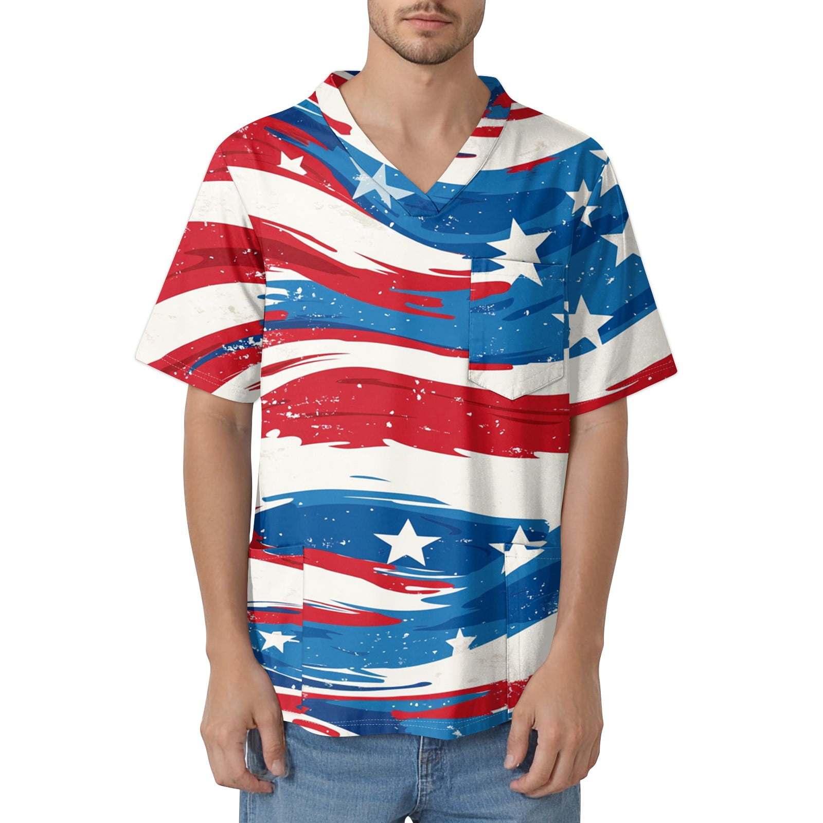 Nursing Gifts for Student Nurses Tunic Funny Short Sleeve Scrub Gents ...