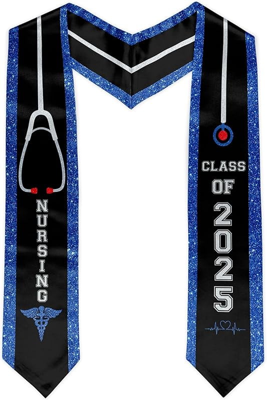 Nursing Graduation Stole Class of 2025 RN Graduate Sash Nurses School ...