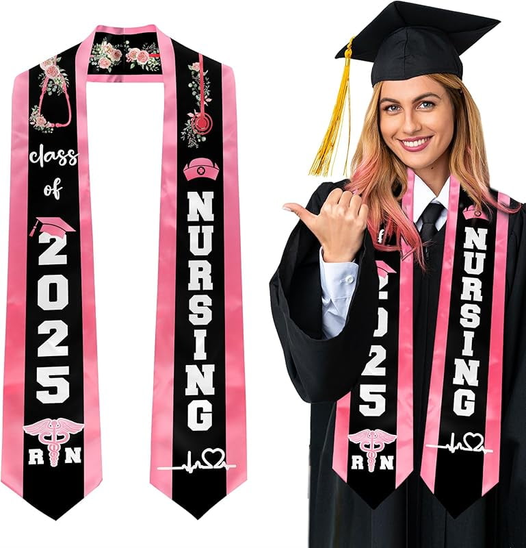 Nursing Graduation Stole, RN Sash Class of 2025,Nurse Graduation Gift ...