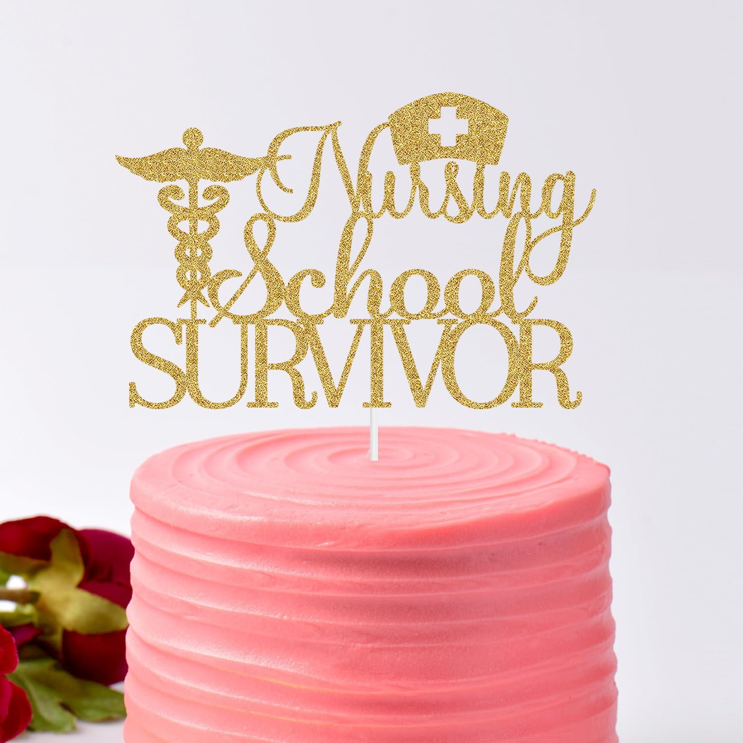 Nursing School Survivor Cake Topper - RST1 2025 Congrats Nurse Cake ...
