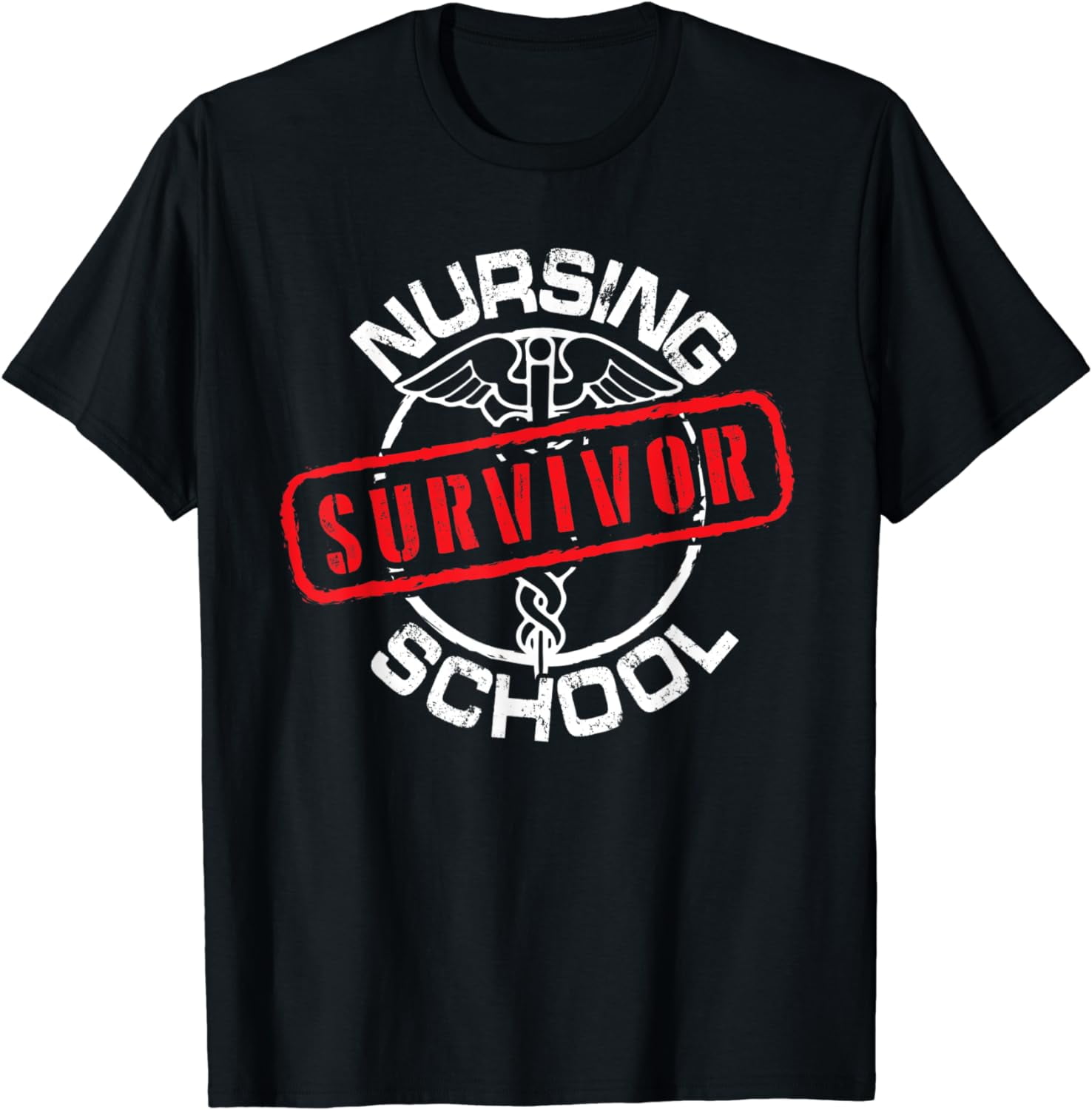 Nursing School Survivor New Nurse Graduation Gifts T-Shirt - Walmart.com