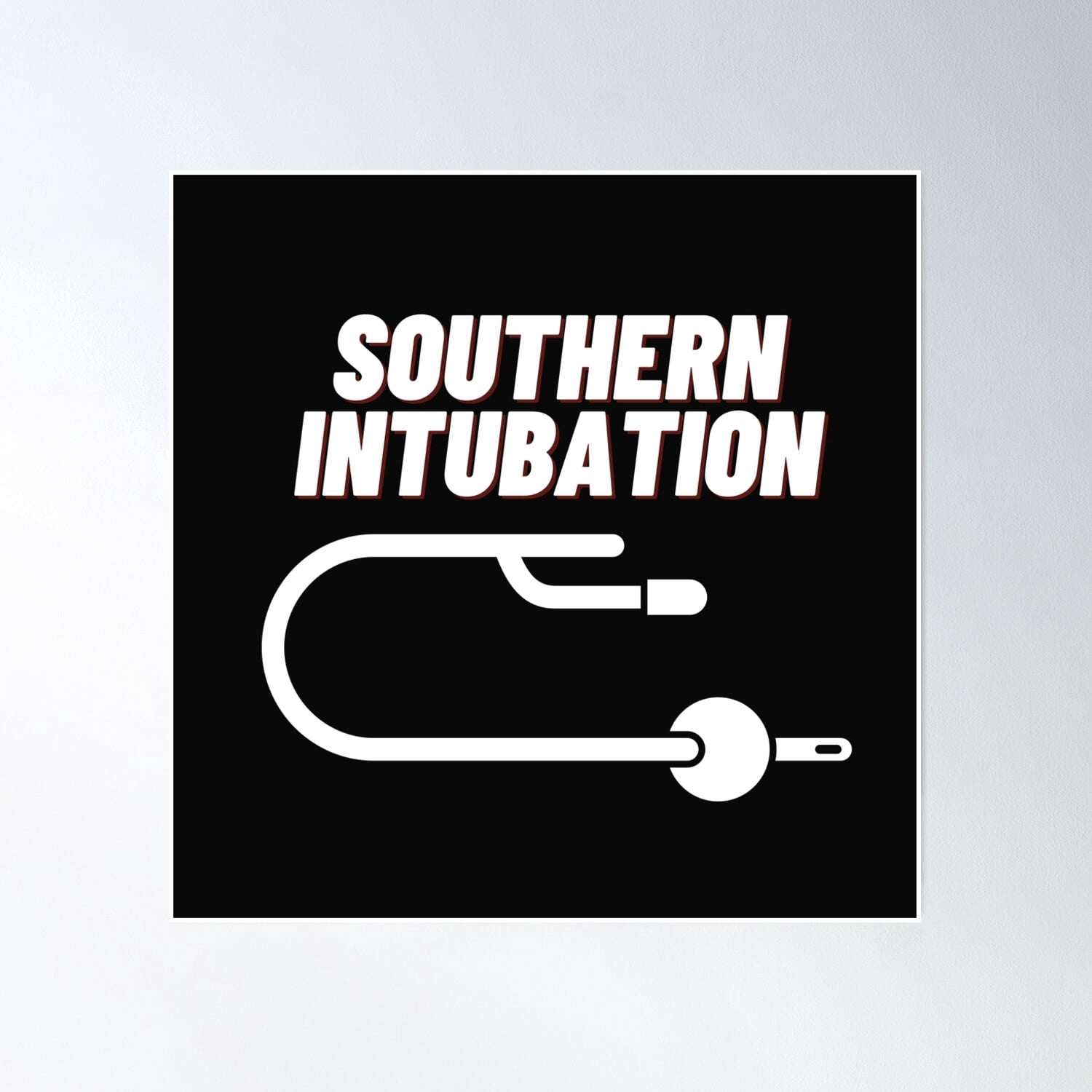 Nursing Skill Southern Intubation Poster Wall Art, Modern Wall Decor ...