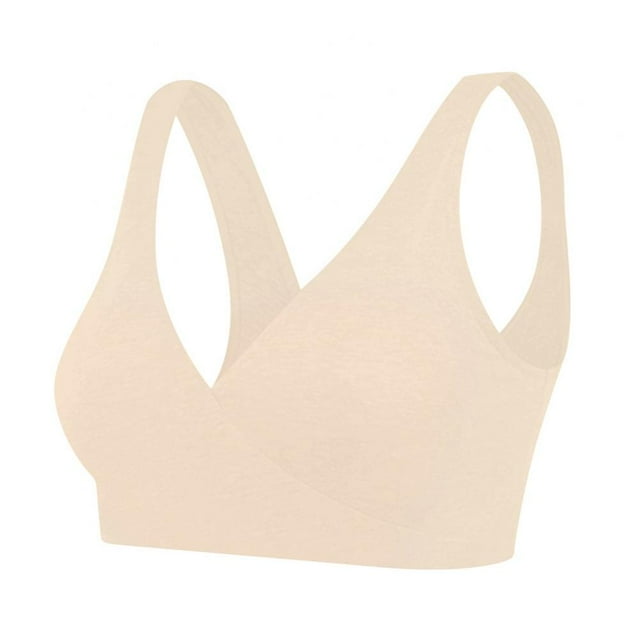 Nursing Sleep Bra Breastfeeding Bras Wireless Maternity Wide Band