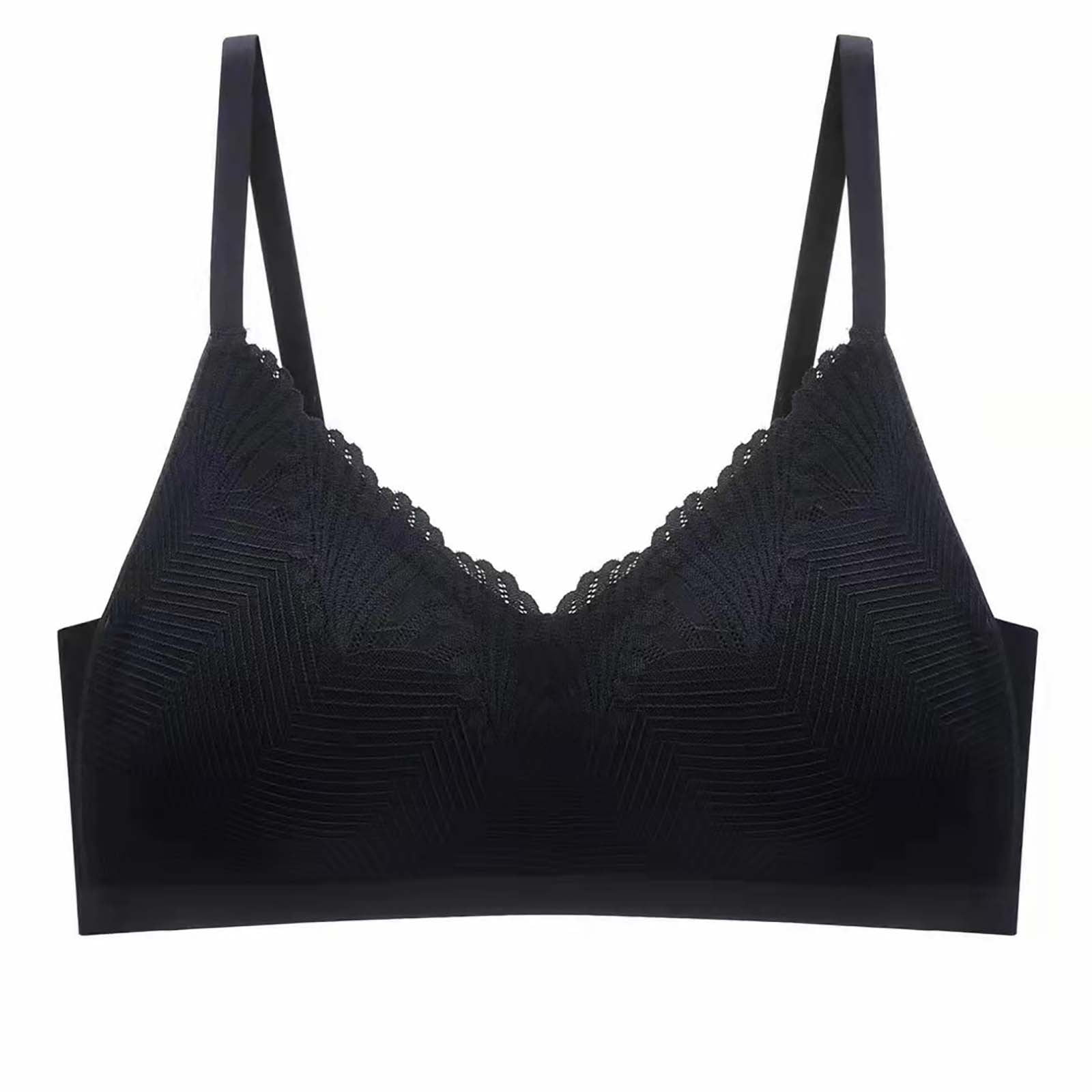 Nursing Sleep Bra Women Bra Ultra-Thin Cup No Underwire Push up Sleep ...
