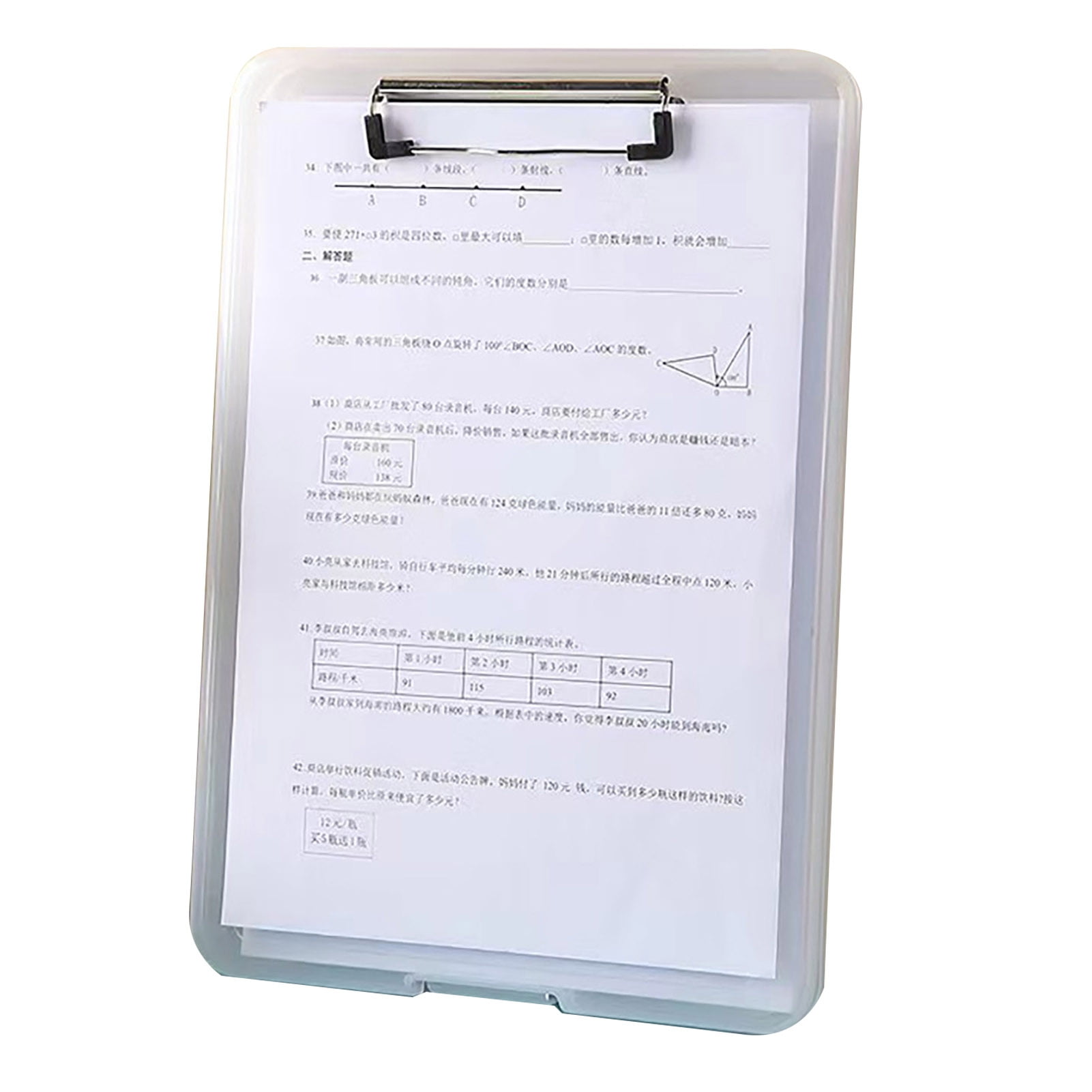 Nursing Student Clipboard 2 in 1 Storage Foldable Clipboard Waterproof ...