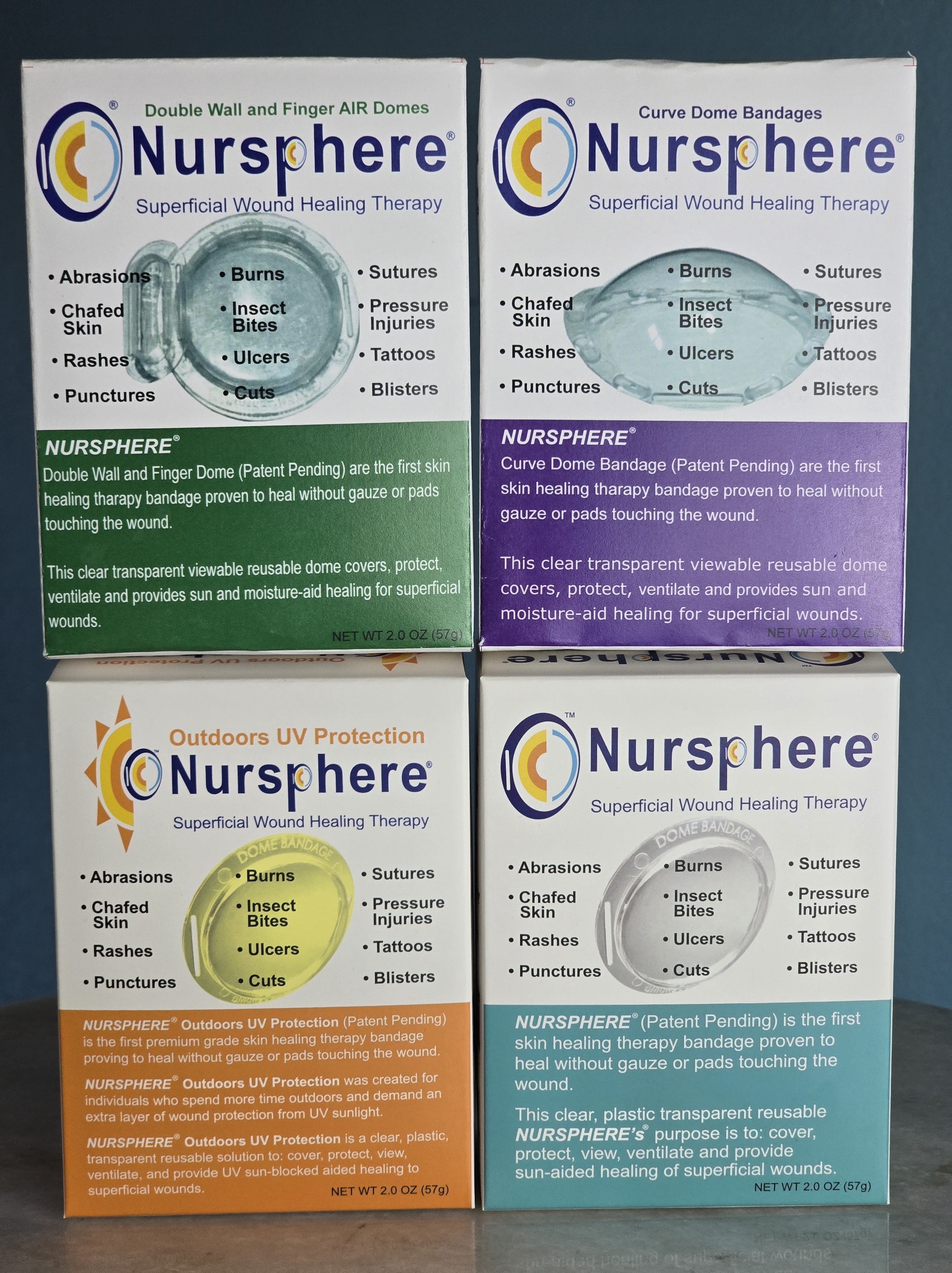 Nursphere® Original Dome Bandage™ Bundle Pack with Wound Tracker™ App ...