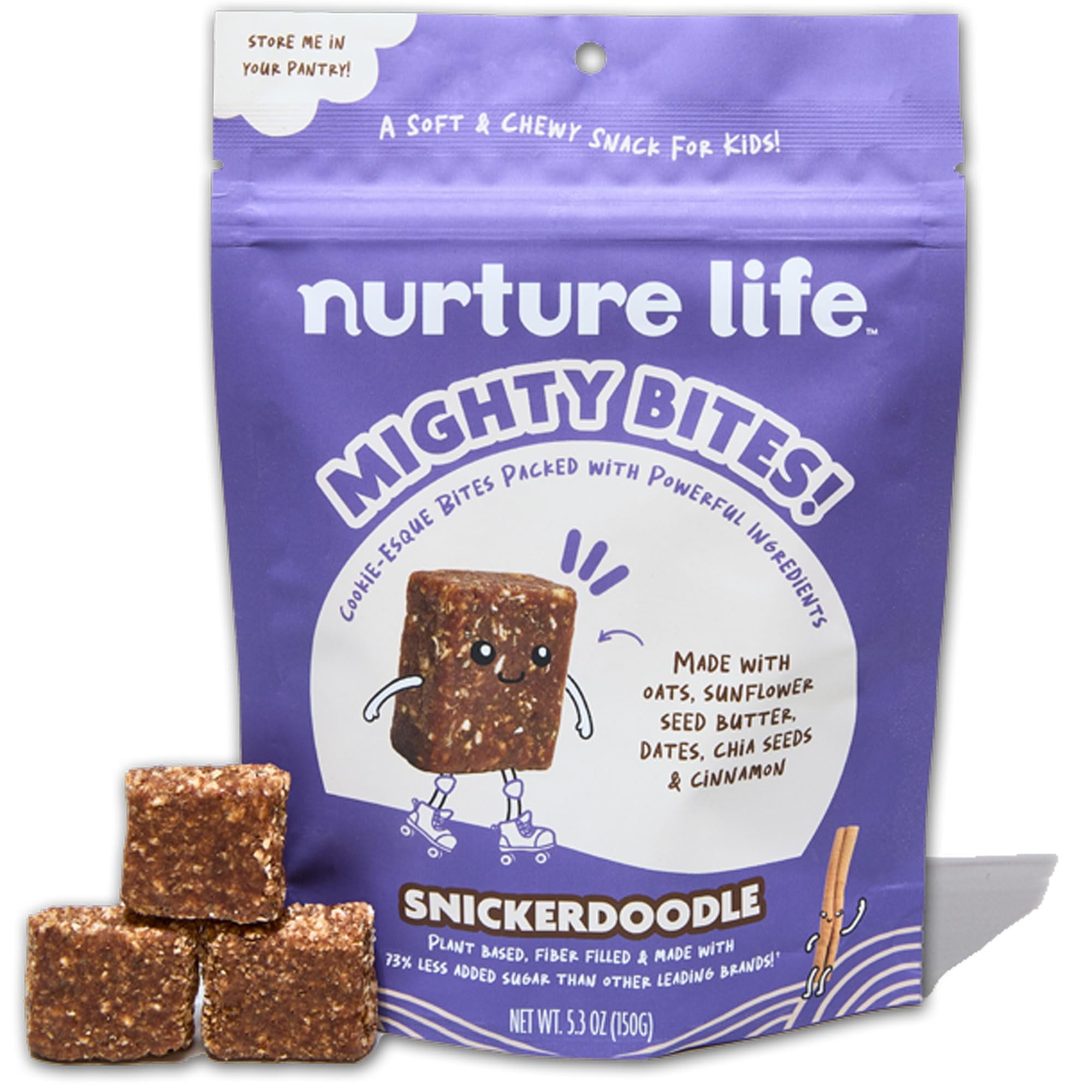 Nurture Life Mighty TWE5 Bites, Snickerdoodle, 1 Pack, Healthy Kids ...