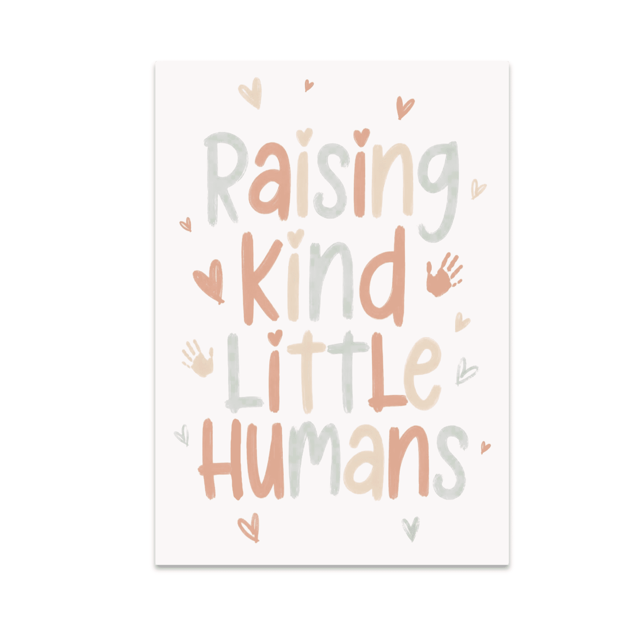 Nurturing Little Hearts Poster Print - Family Encouragement - 13x19 ...