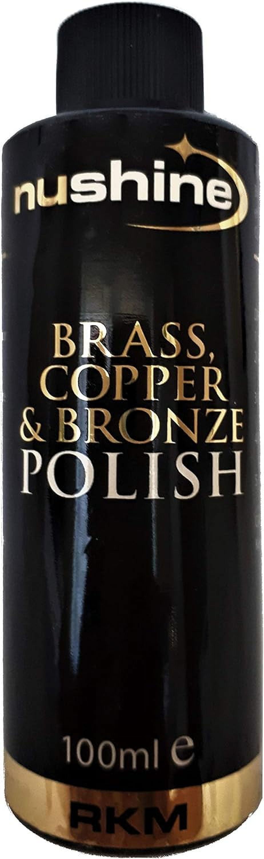 Nushine Brass, Copper & Bronze Polish 3.4 Oz - Ecofriendly, Solvent ...