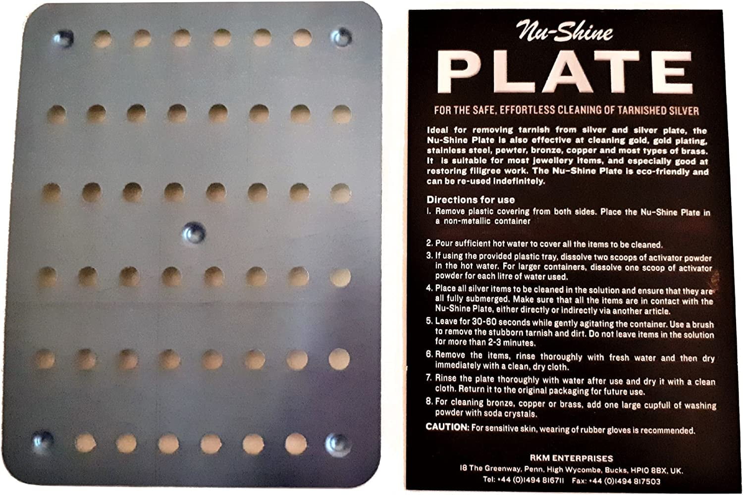 Nushine Magic Cleaning Plate (Small 11.5 x15.4cm) - Rapidly Cleans Many ...