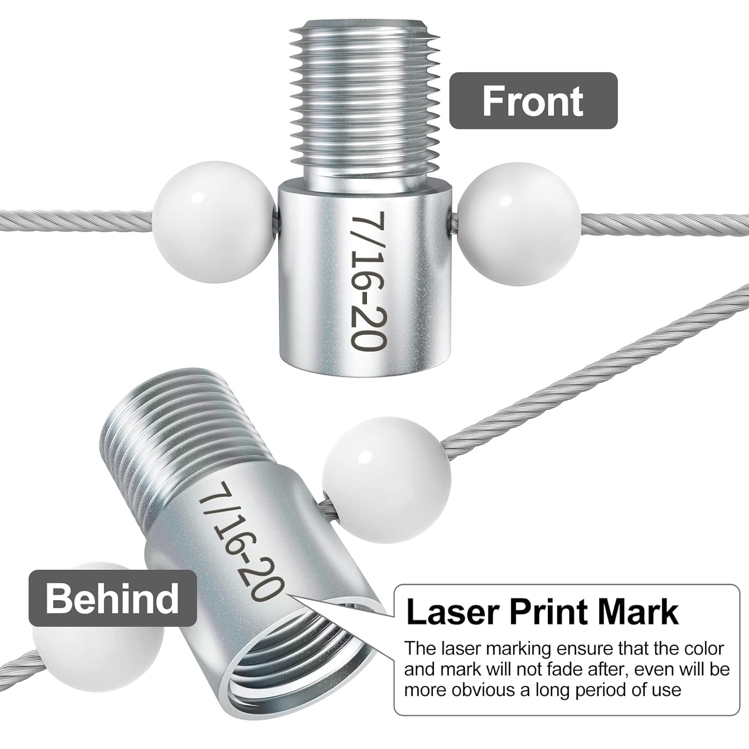 Nut and Bolt Thread Checker, 26 Male/Female Identifier Gauge, Quickly ...