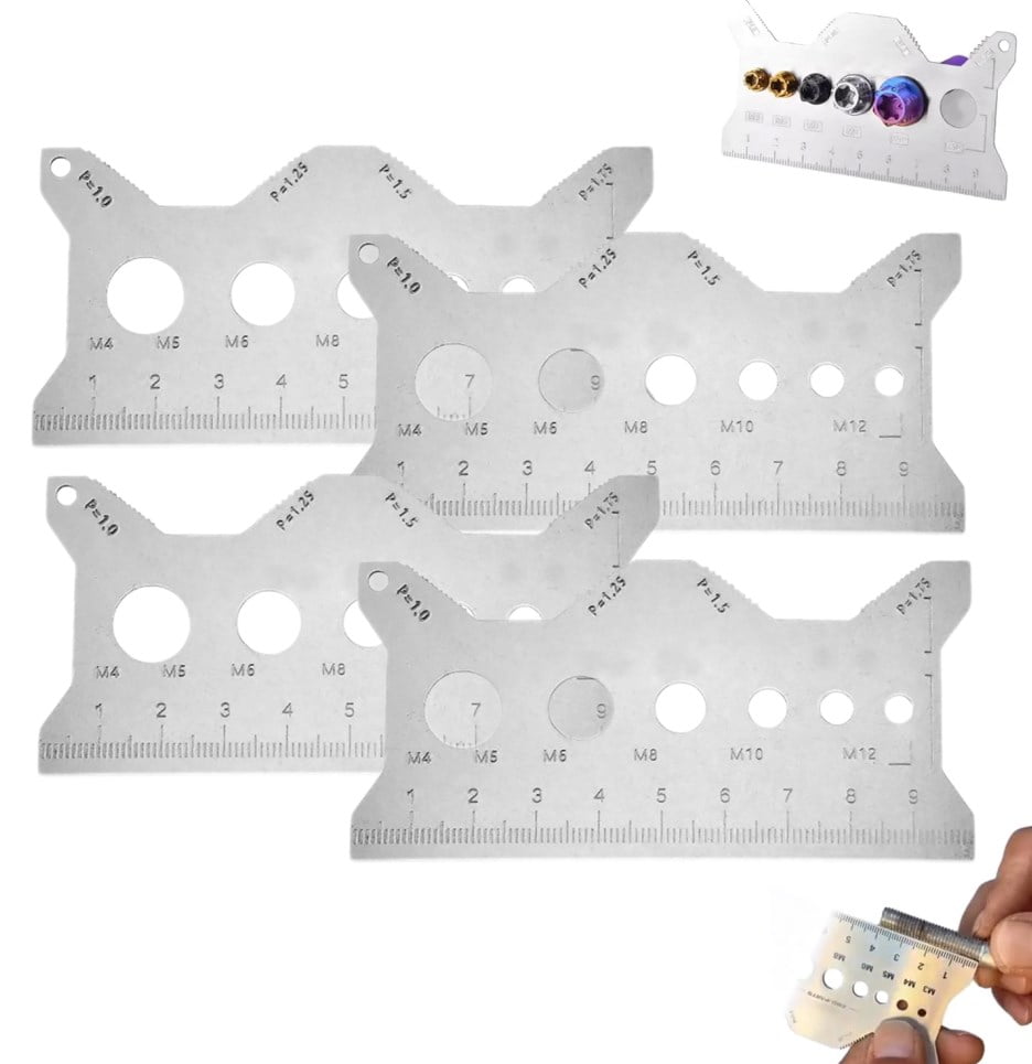 Nut & Bolt Thread Checker & Sae with ±0.0005, Metric & Standard Sizes ...