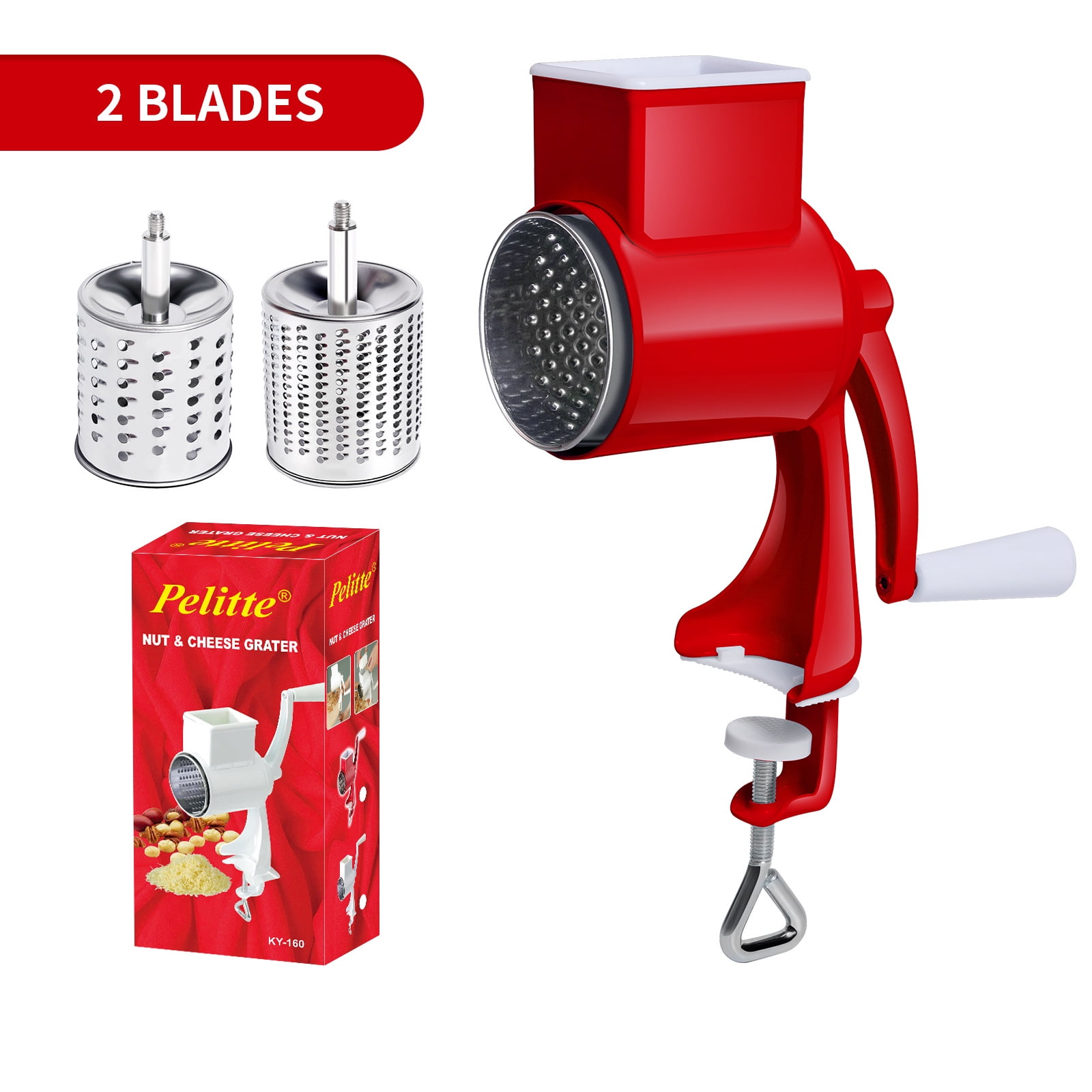 Nut Chopper Grinder with Hand Crank Peanut Grinding Device Nut Chopper ...