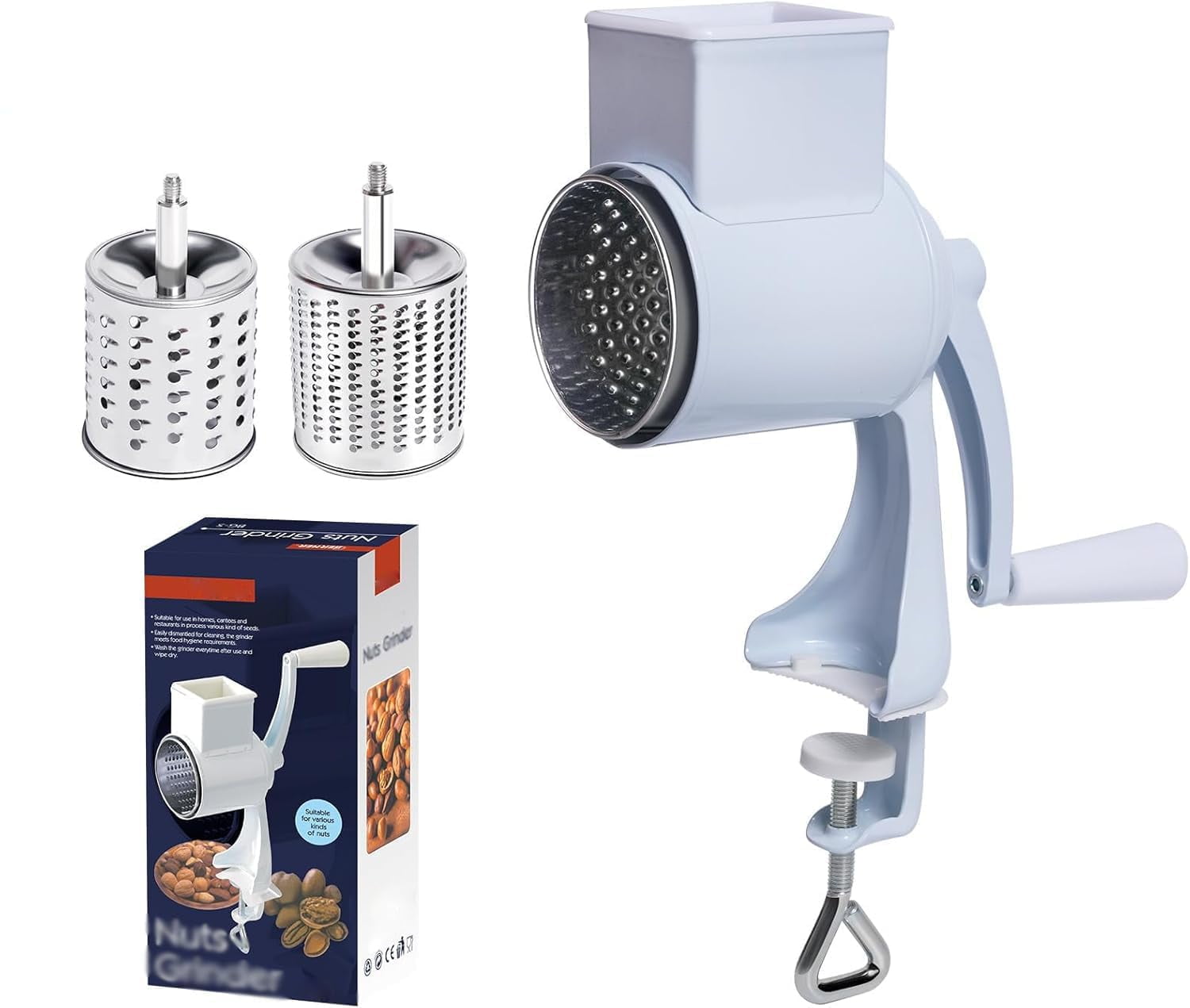 Nut Chopper, Portable Manual Nut Grinder For All Nuts, Hand Held Food ...