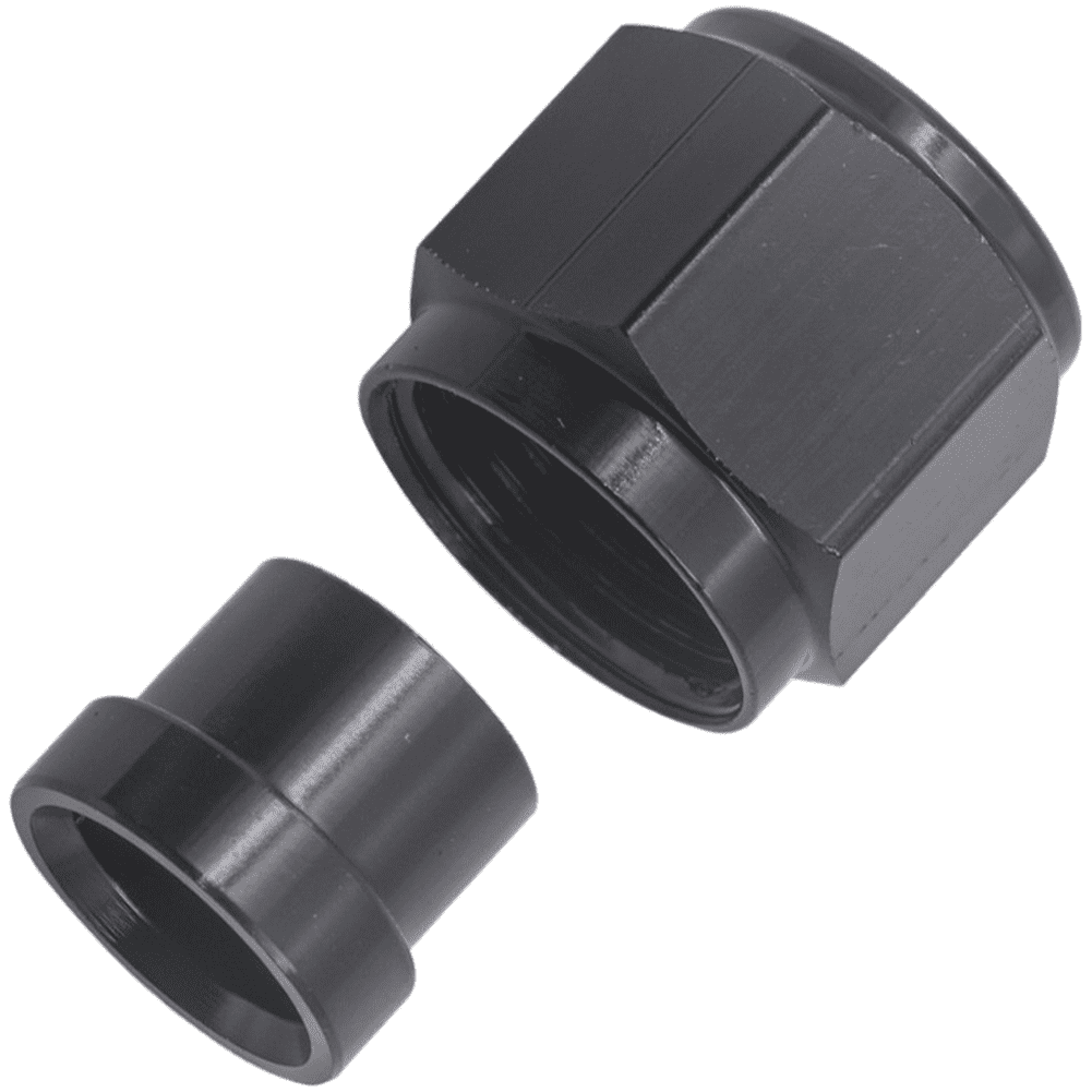 Nut Connector An4 An6 An8 An10 An12 Aluminum Tube Nut And Sleeve ...