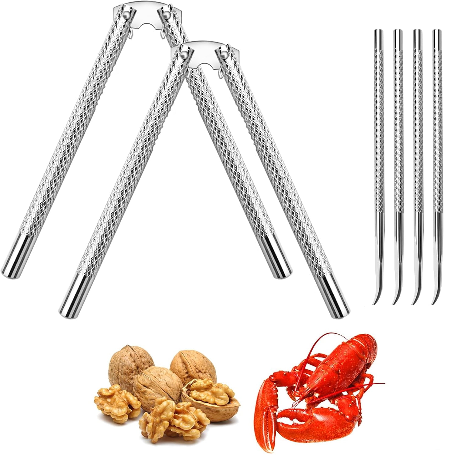 SUSWIM Nut Cracker Set, Nutcracker Tool, Lobster or Crab Cracker ...