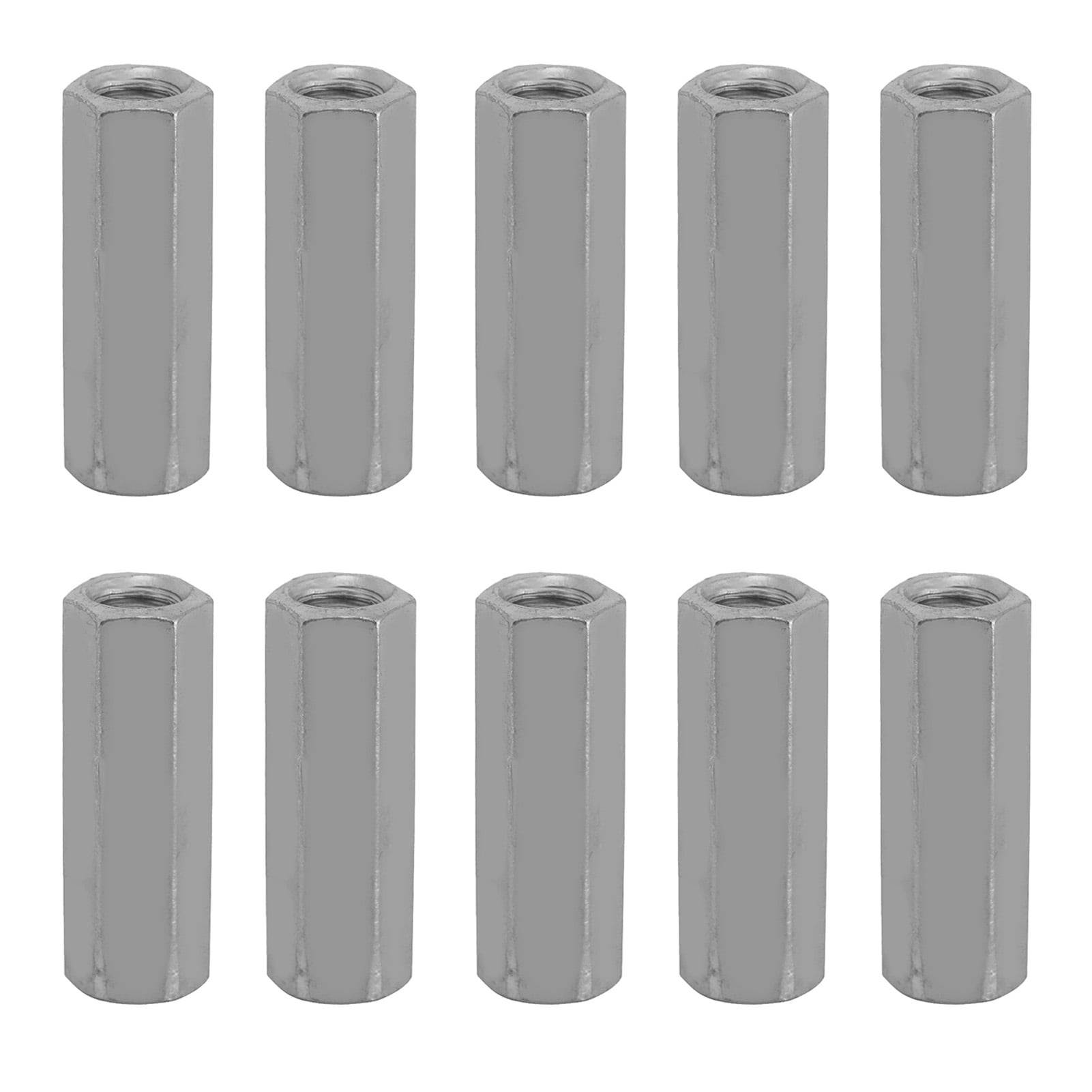 Nut Fastener,10pcs Long Rod Nut Hex Hexagonal Sleeve Nut Standoff ...
