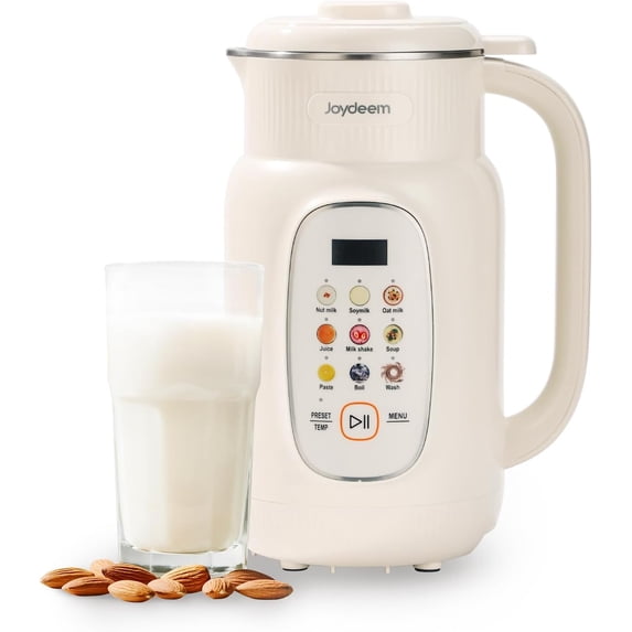 Nut Milk Maker Machine, Adjustable Temperature Control, 46oz Almond ...