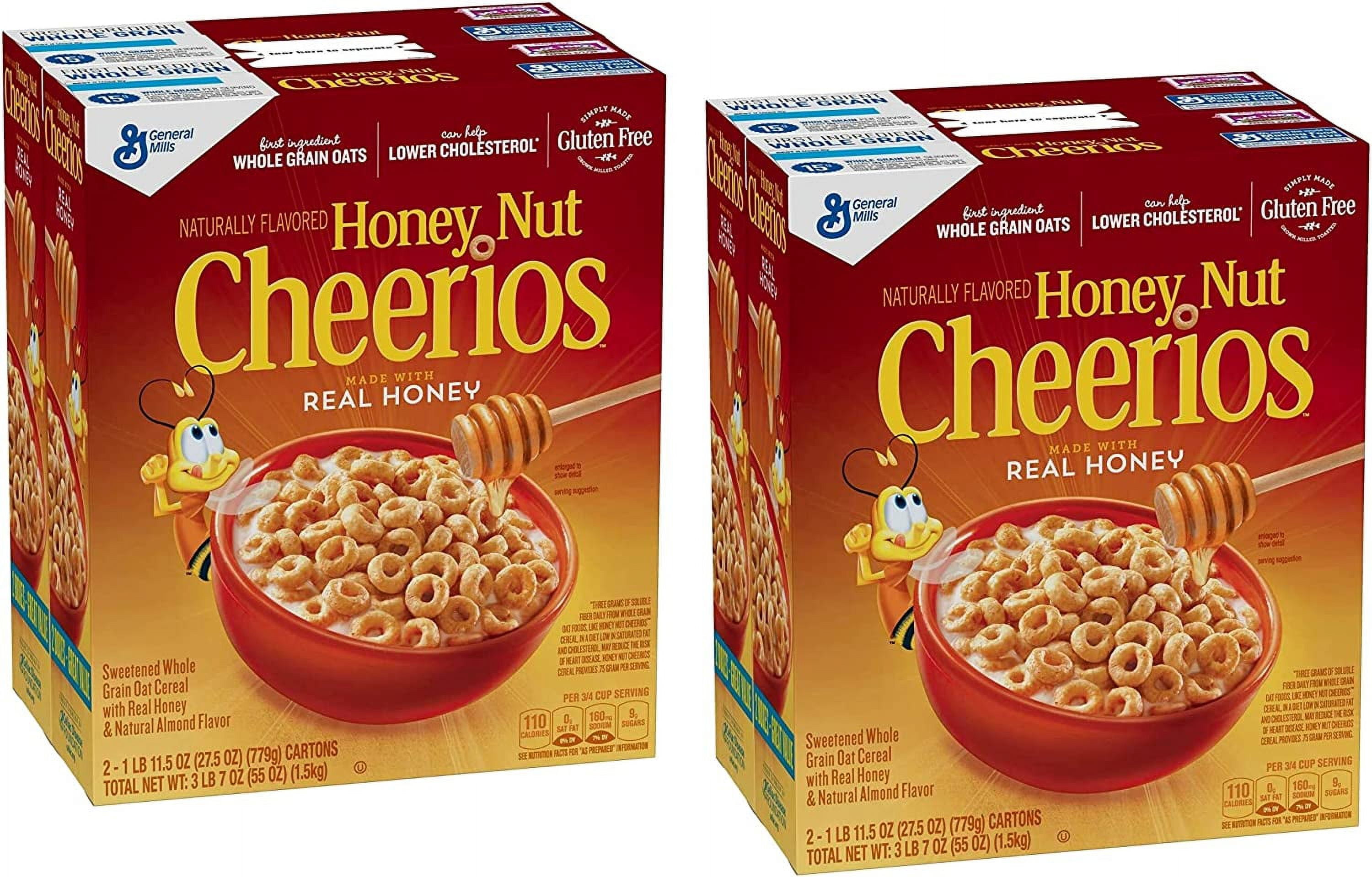 Nut Naturally Flavored Fiber-Rich Gluten- Real Breakfast Cereal - 4 Ct ...