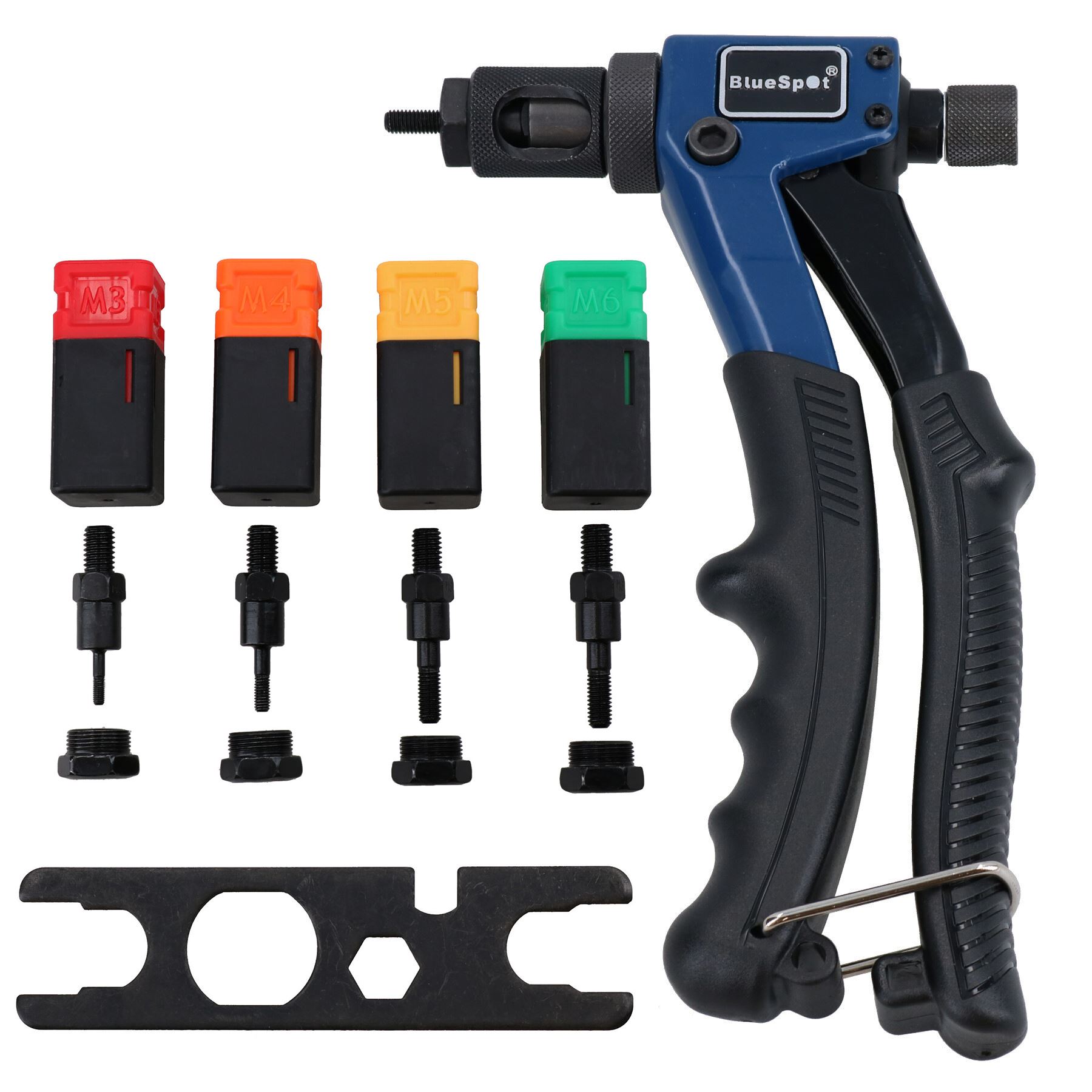 Nut Riveter Hand Nut Sert Riveting Rivnut Tool Fastener M3 M4 M5 and M6 ...