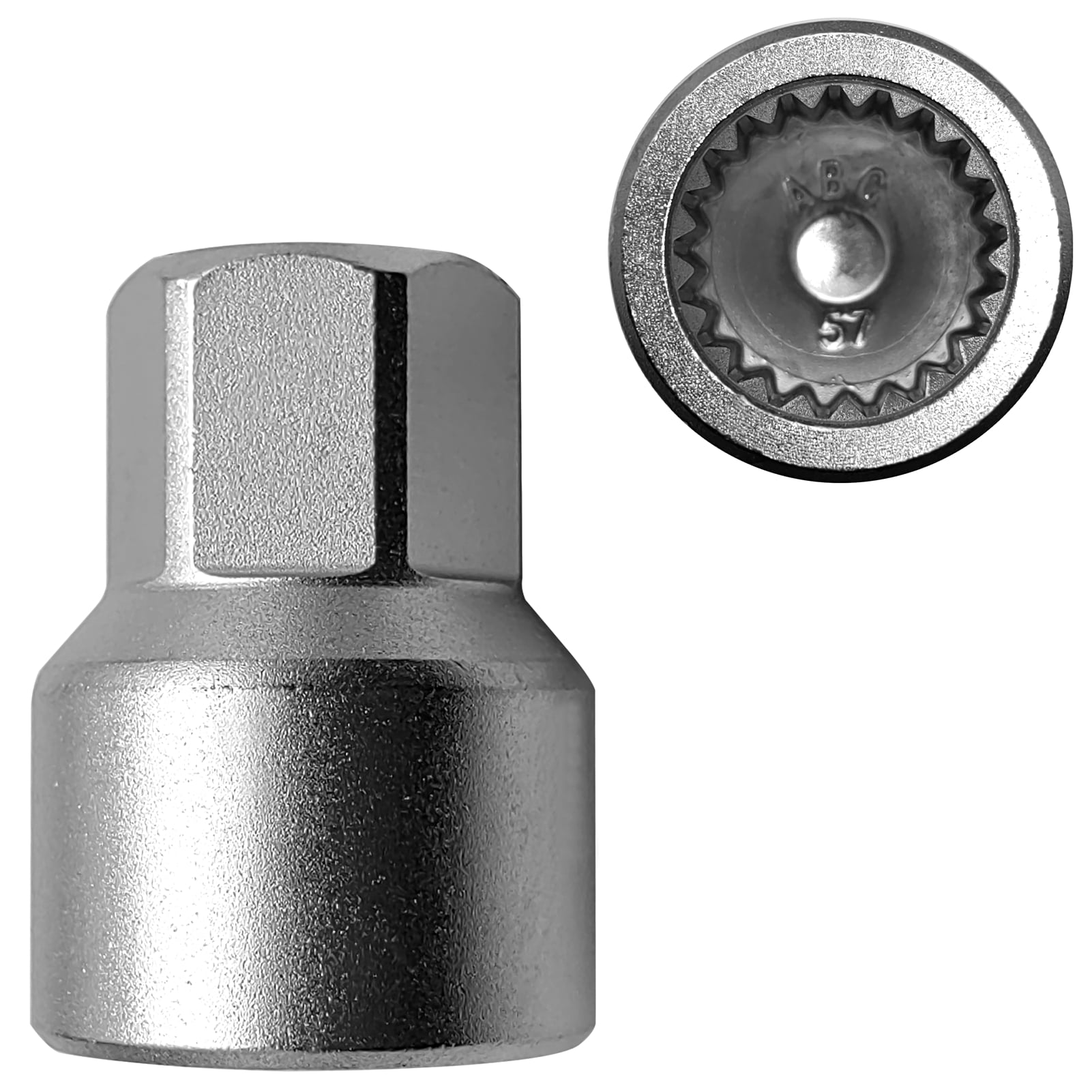 Nut Wheel Locking Nut Key Replacement For , 51 Thick-walled Wheel Lock ...