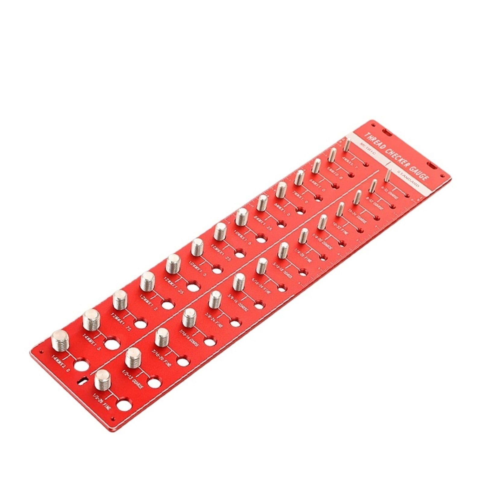 Nut and Bolt Thread Checker 28 Metric and Standard Thread Measuring ...