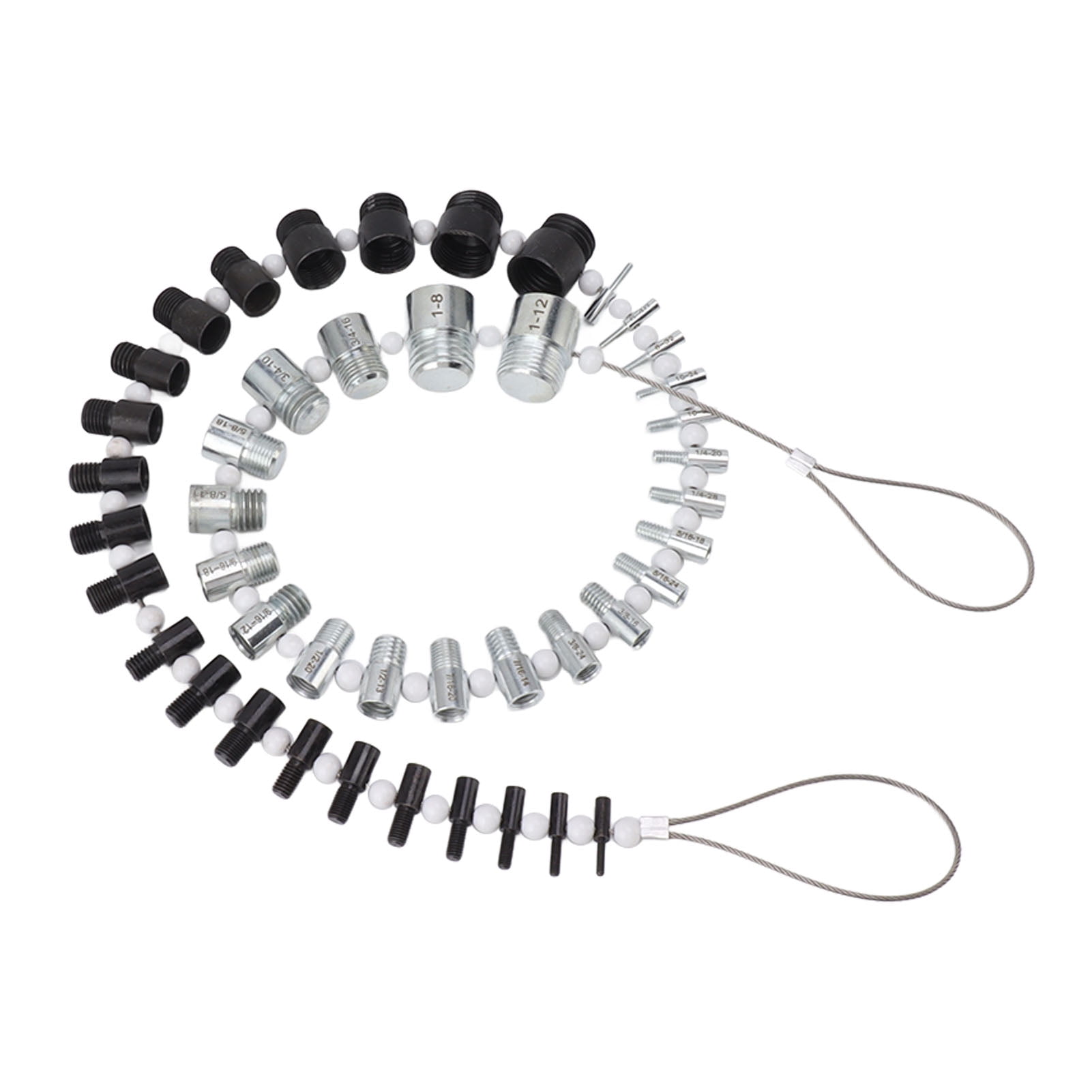 Nut and Bolt Thread Checker 44 Male Female Thread Identifier Gauges 23 ...