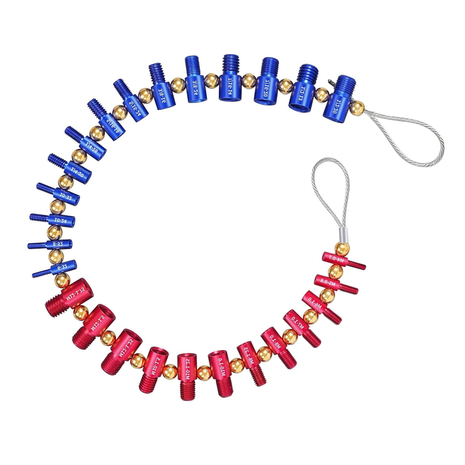 Nut and Bolt Thread Checker Thread Gauge Thread Tester Bolt Nut Screw ...