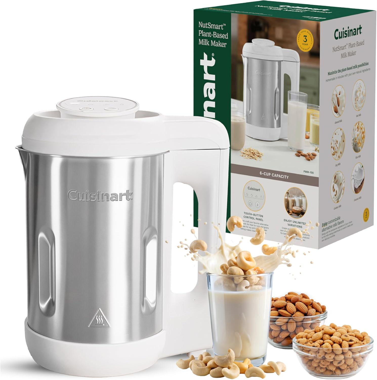 NutSmart 50 Oz Nut Milk Maker Machine Makes in 60 Seconds, Easy to Use ...