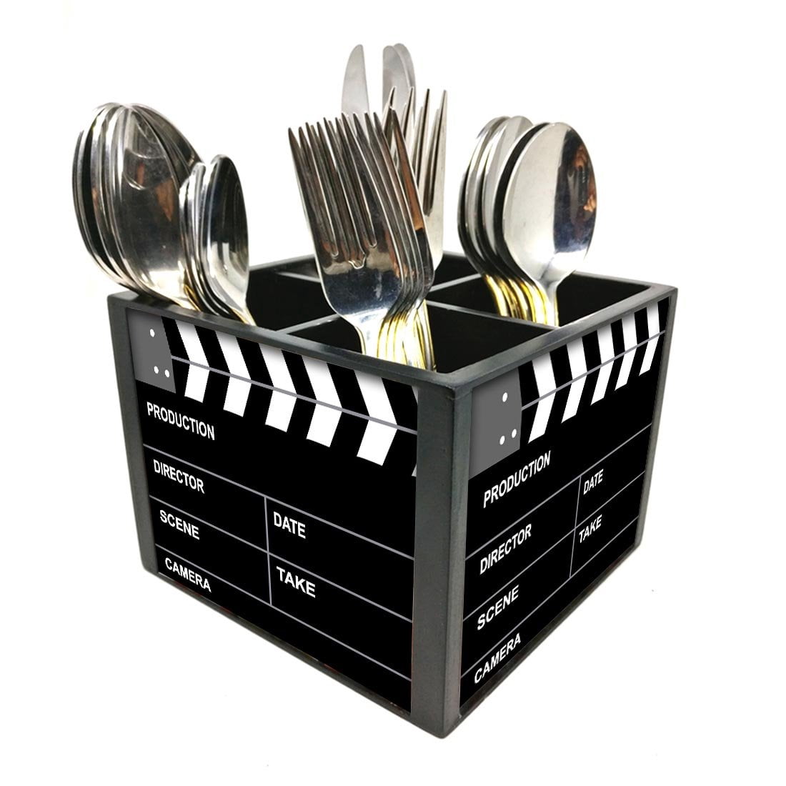 Nutcase Designer Cutlery Stand Holder Silverware CaddySpoons Forks ...