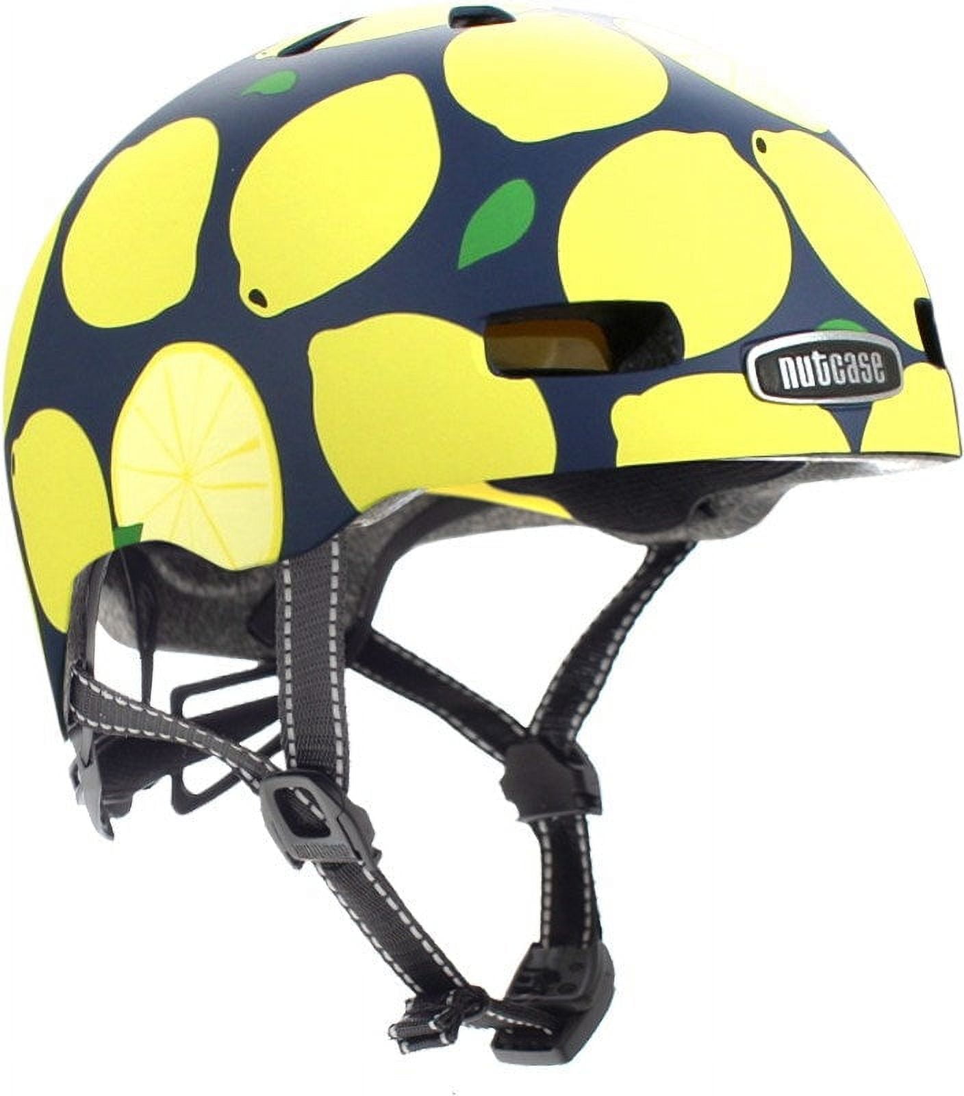 Nutcase Street (Graphics) Mips Helmet Color: Lemon Head, Size: Medium ...