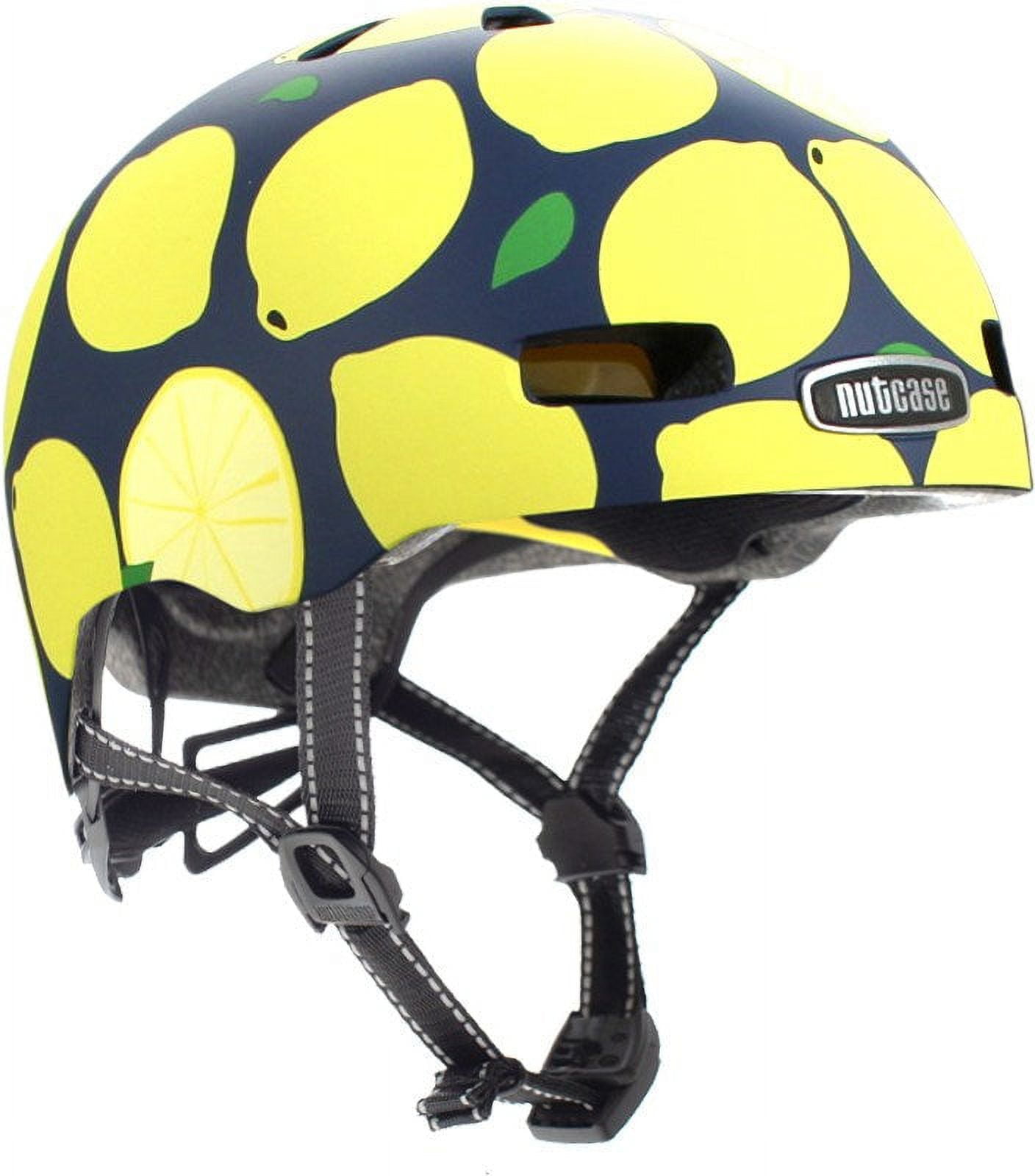 Nutcase Street (Graphics) Mips Helmet Color: Lemon Head, Size: Small ...