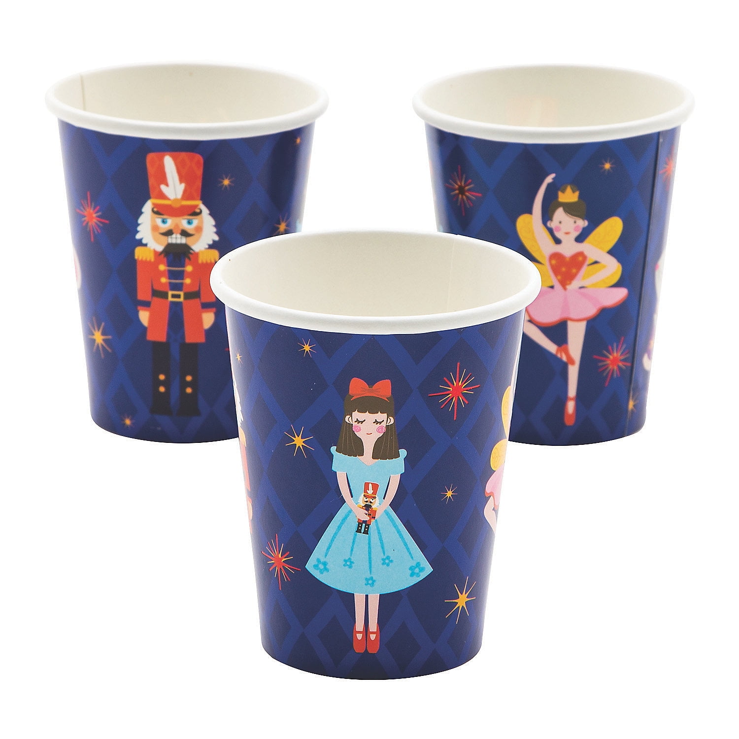 Nutcracker 9Oz Cup - Party Supplies - 8 Pieces - Walmart.com