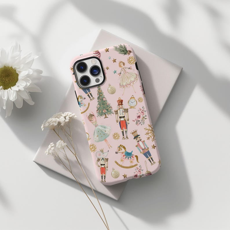 Nutcracker Balletcore Christmas Theme Phone Case for iPhone 11 12 13 14 ...