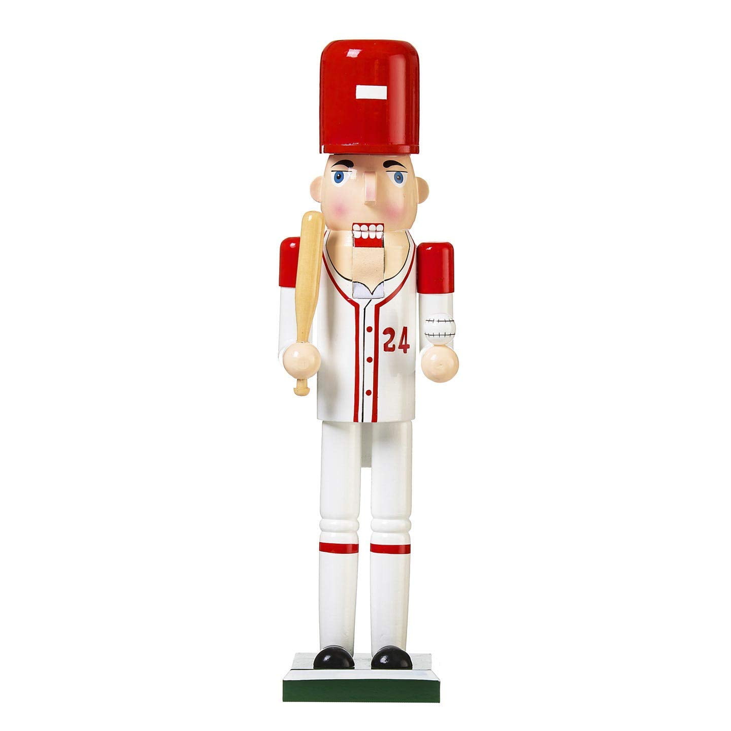 Darice Nutcracker Baseball Player Figurine, 15-Inch High - Walmart.com