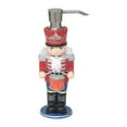 88 Main Nutcracker Ceramic Soap Dispenser - Holiday Christmas Santa ...