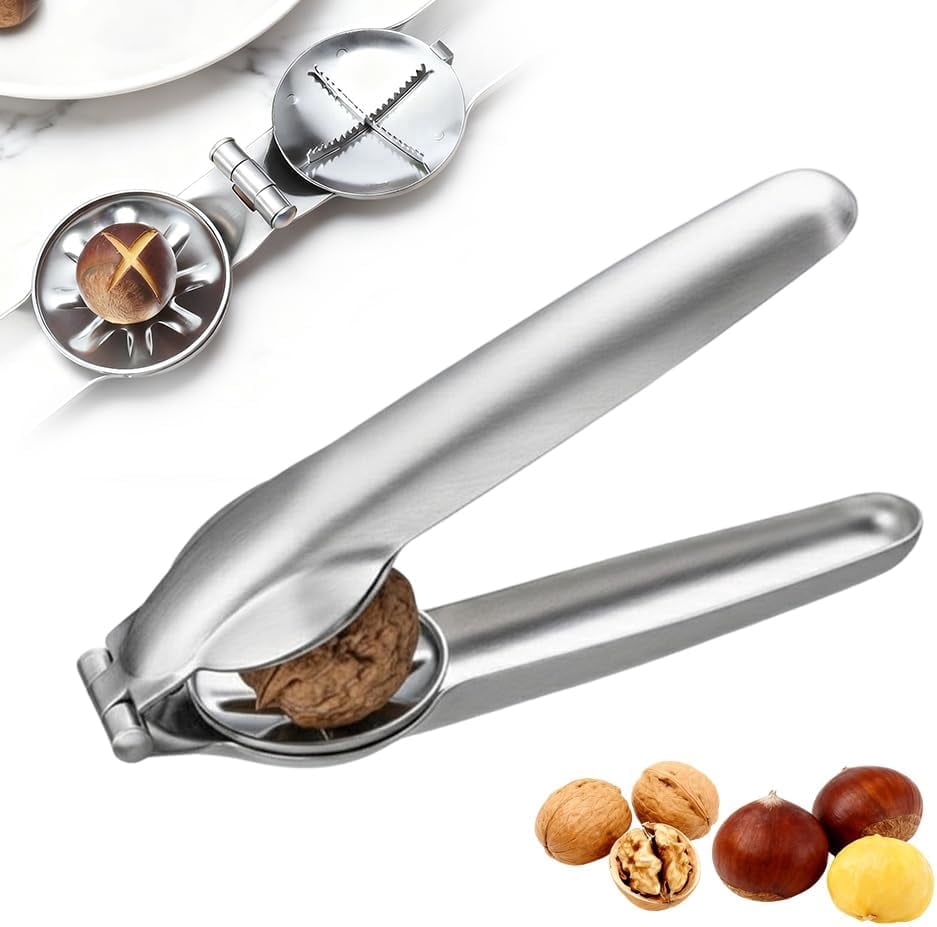Nutcracker Chestnut Clip Nut Cracker Walnut, 2026 New Stainless Steel Chestnut Cutter Tool ...