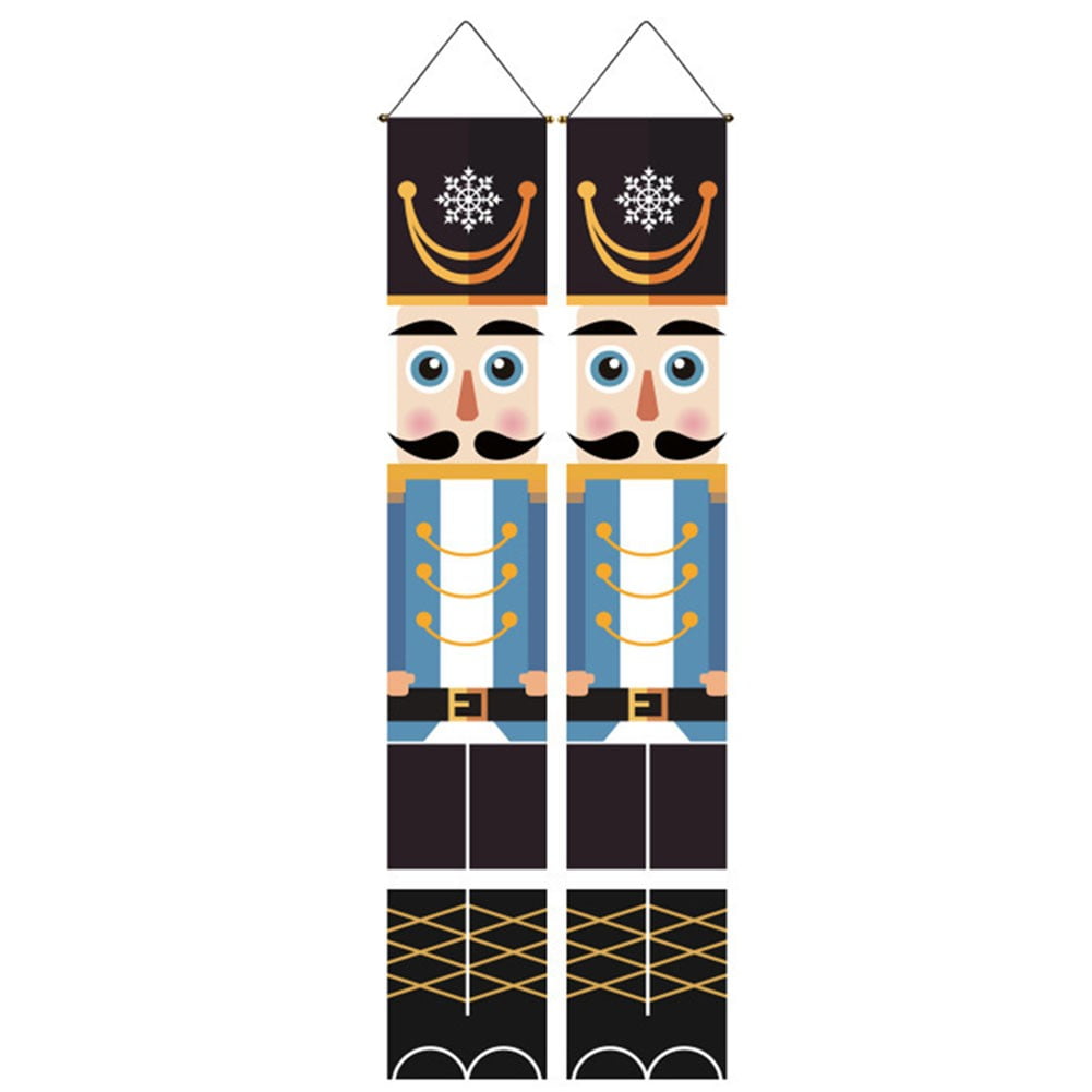 Nutcracker Christmas Decorations Welcome Sign For Porch Front Door Indoor Outdoor Model ...