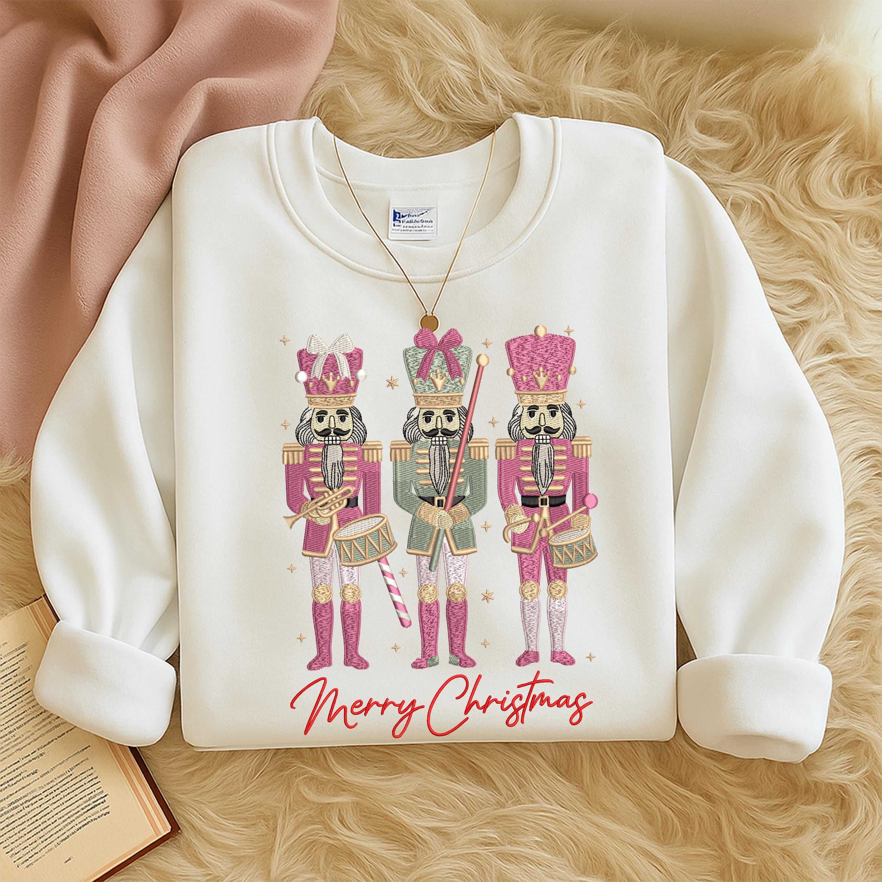 Nutcracker Christmas Embroidery Design Style Stitch File Women Holiday ...