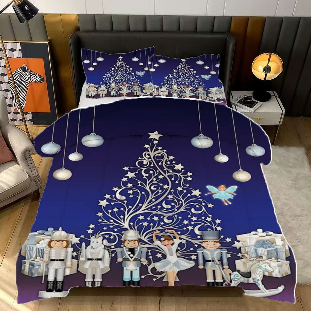 Nutcracker Christmas Special Comforter Set Queen Size Bedding Set For ...