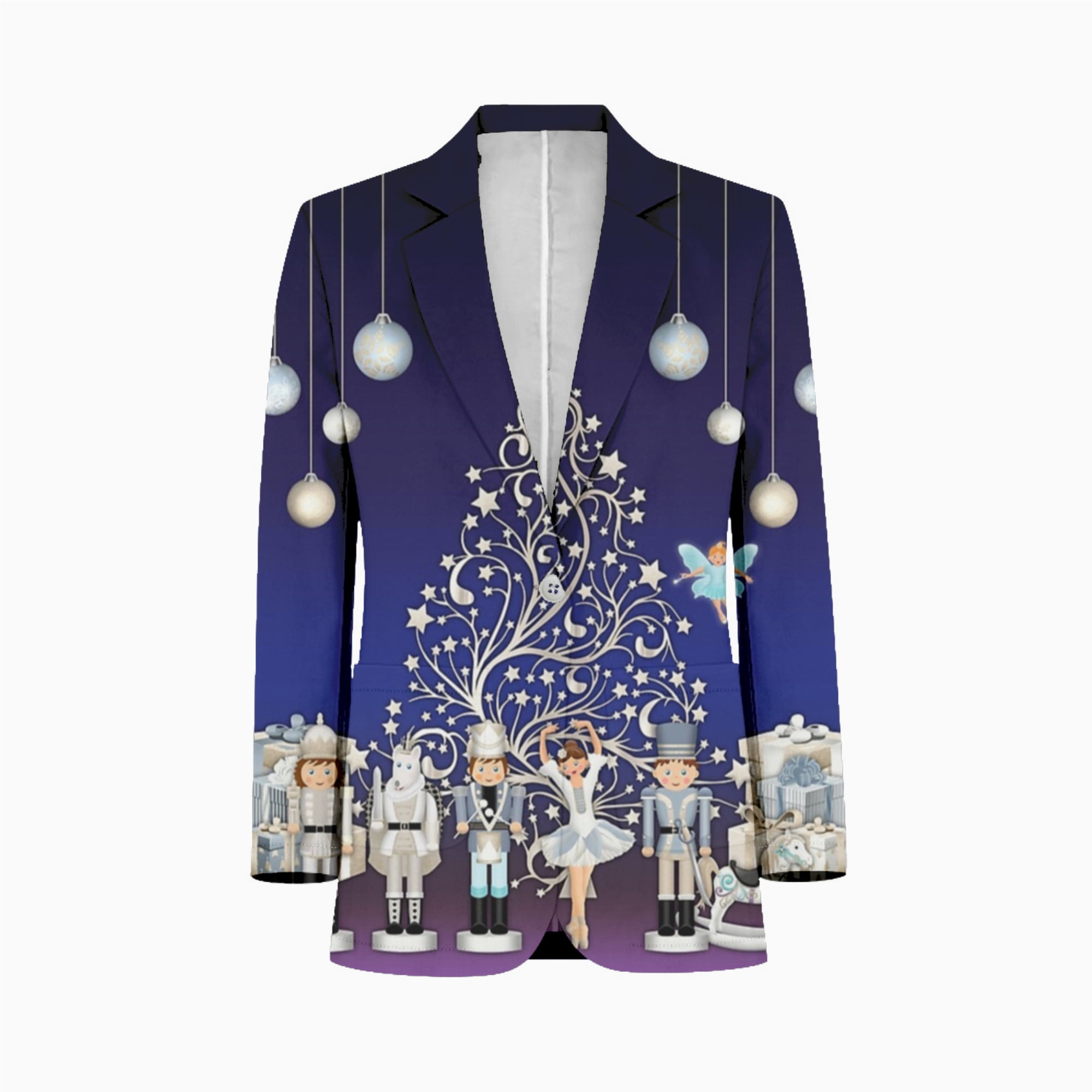 Nutcracker Christmas Special Mens Suits Shawl Collar Slim Fit Suit Mens Groom Jacket Tuxedos for ...