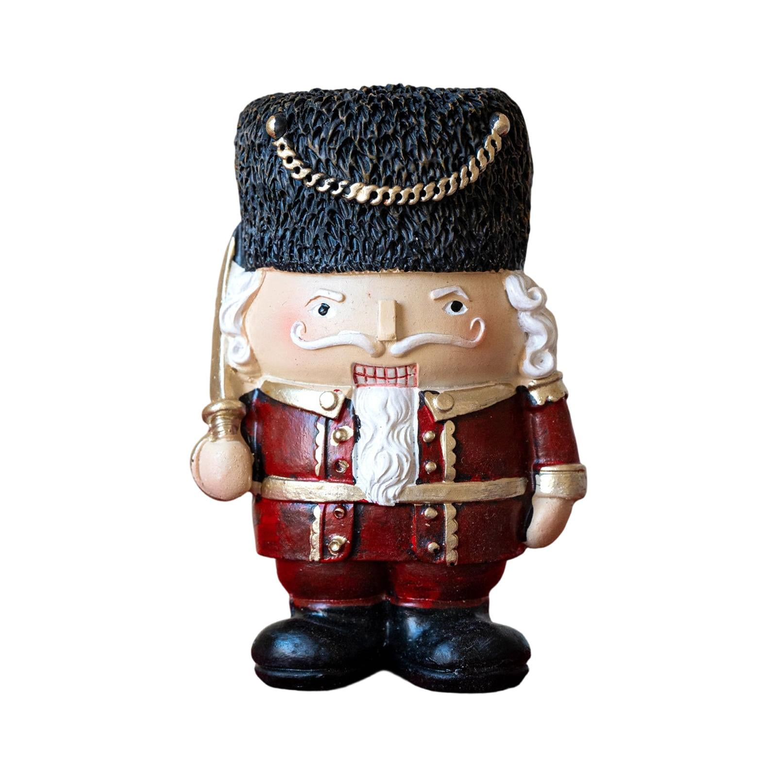 Nutcracker Decoration Figure Sculpture Crafted Resin Material Christmas ...