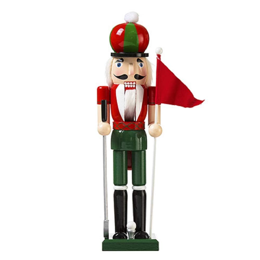 Darice Nutcracker Figurine Golfer 15 Inches High - Walmart.com