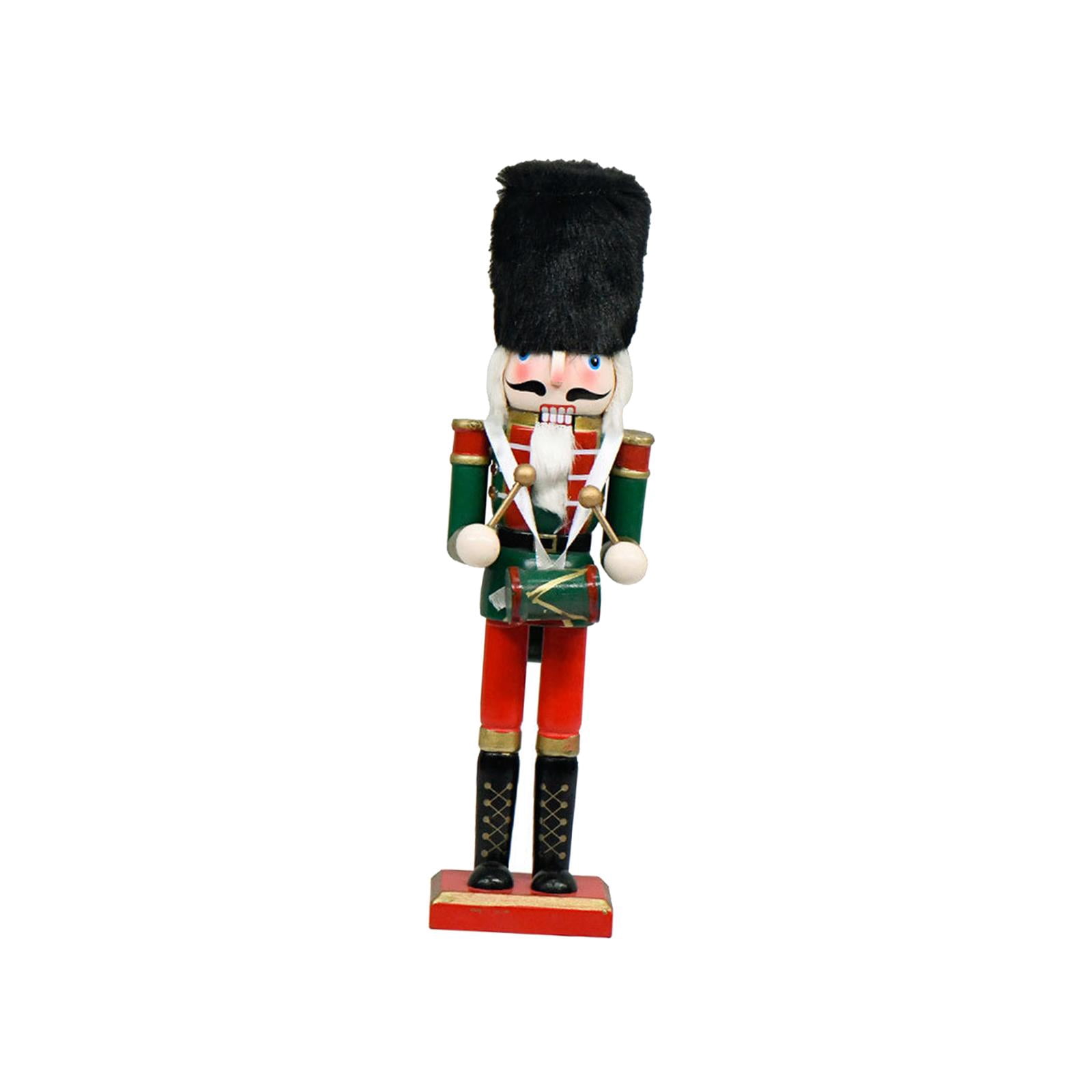 Nutcracker Figurine,Wooden Nutcracker Ornaments Christmas Xmas,Rustic ...