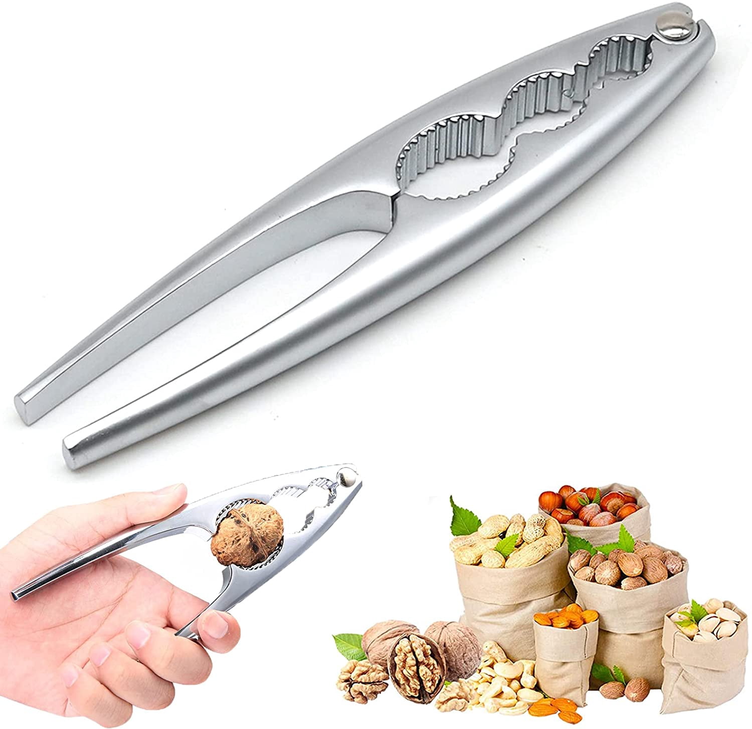 Nutcracker, Nutcracker Tongs, Nutcracker with Stainless Steel Handles ...
