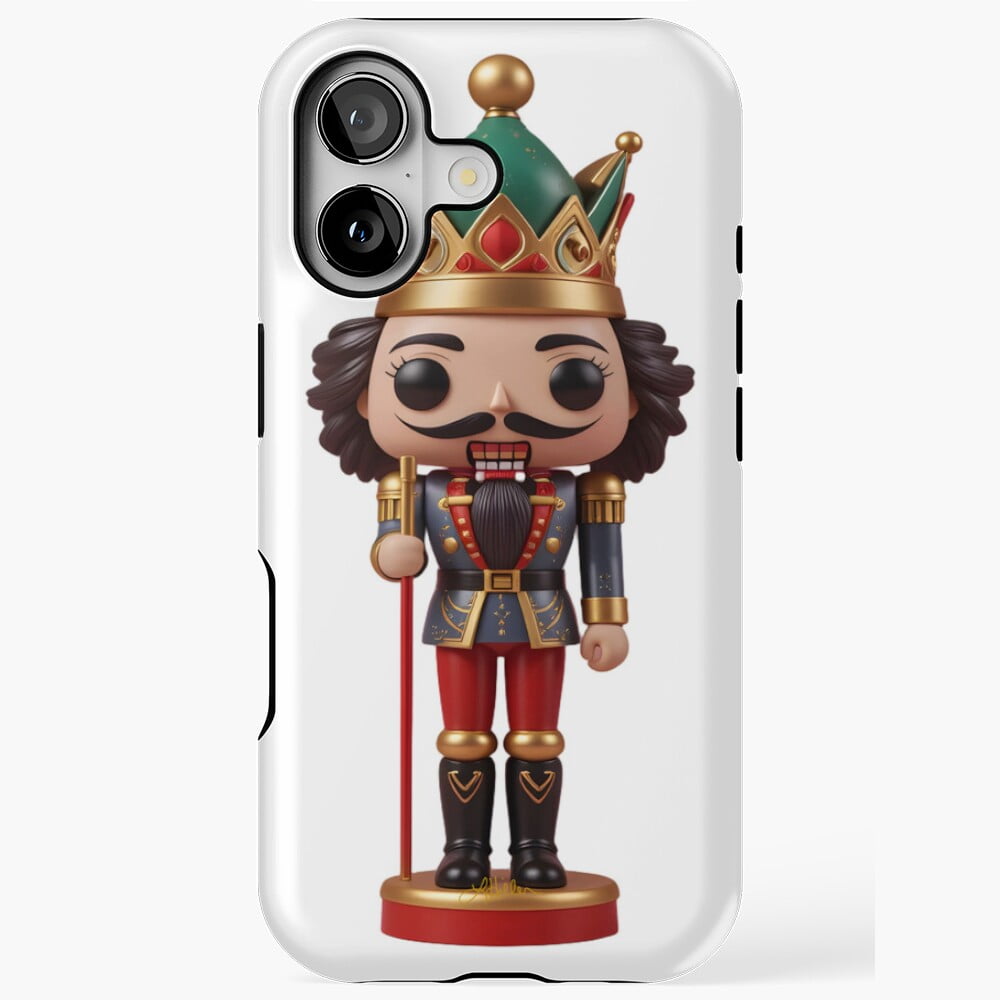 Nutcracker Pop Art Brown Hair Festive Toy Design for iPhone 17 to 11 ...