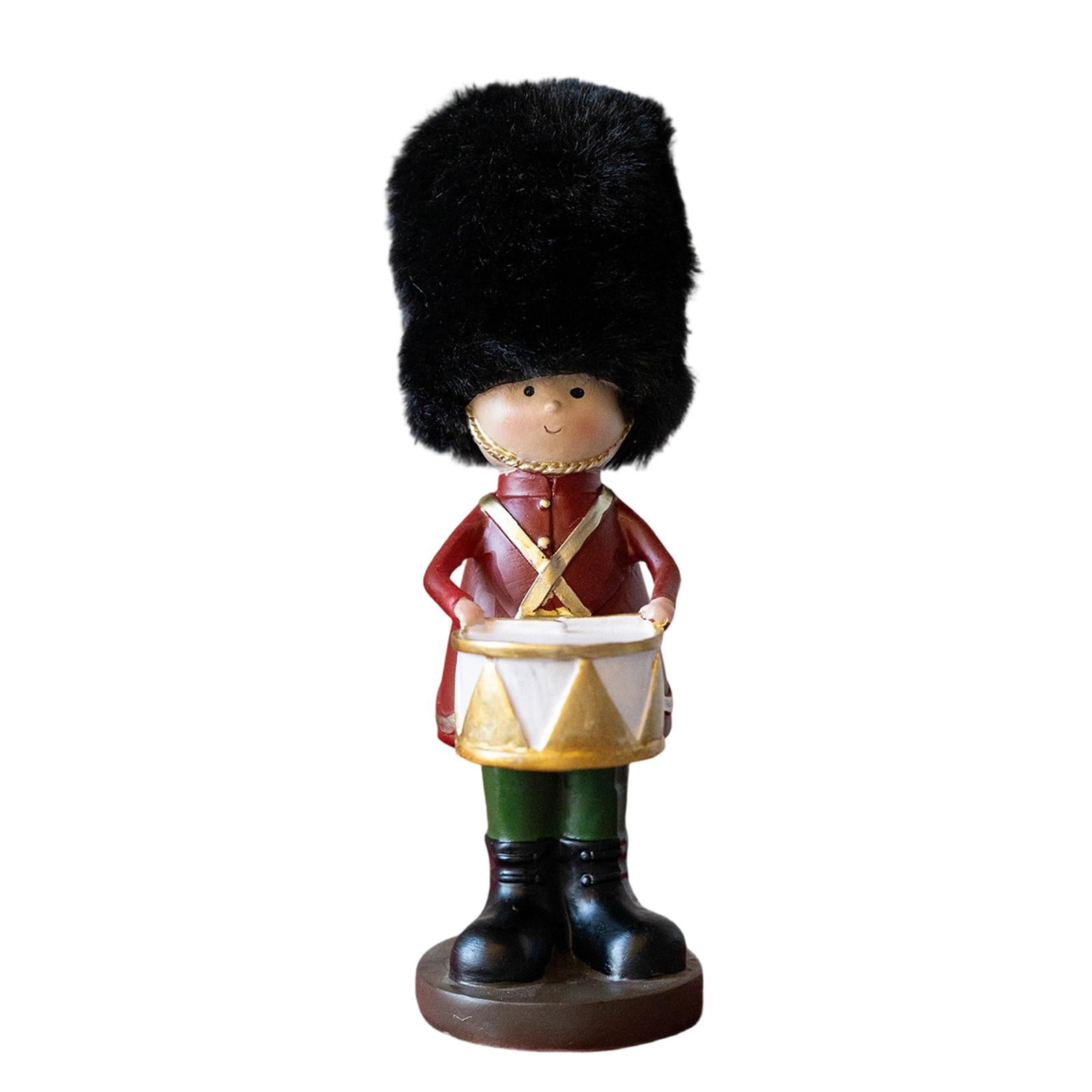 Nutcracker Puppet Statue Christmas Decorative Resin Uniform for Kids ...