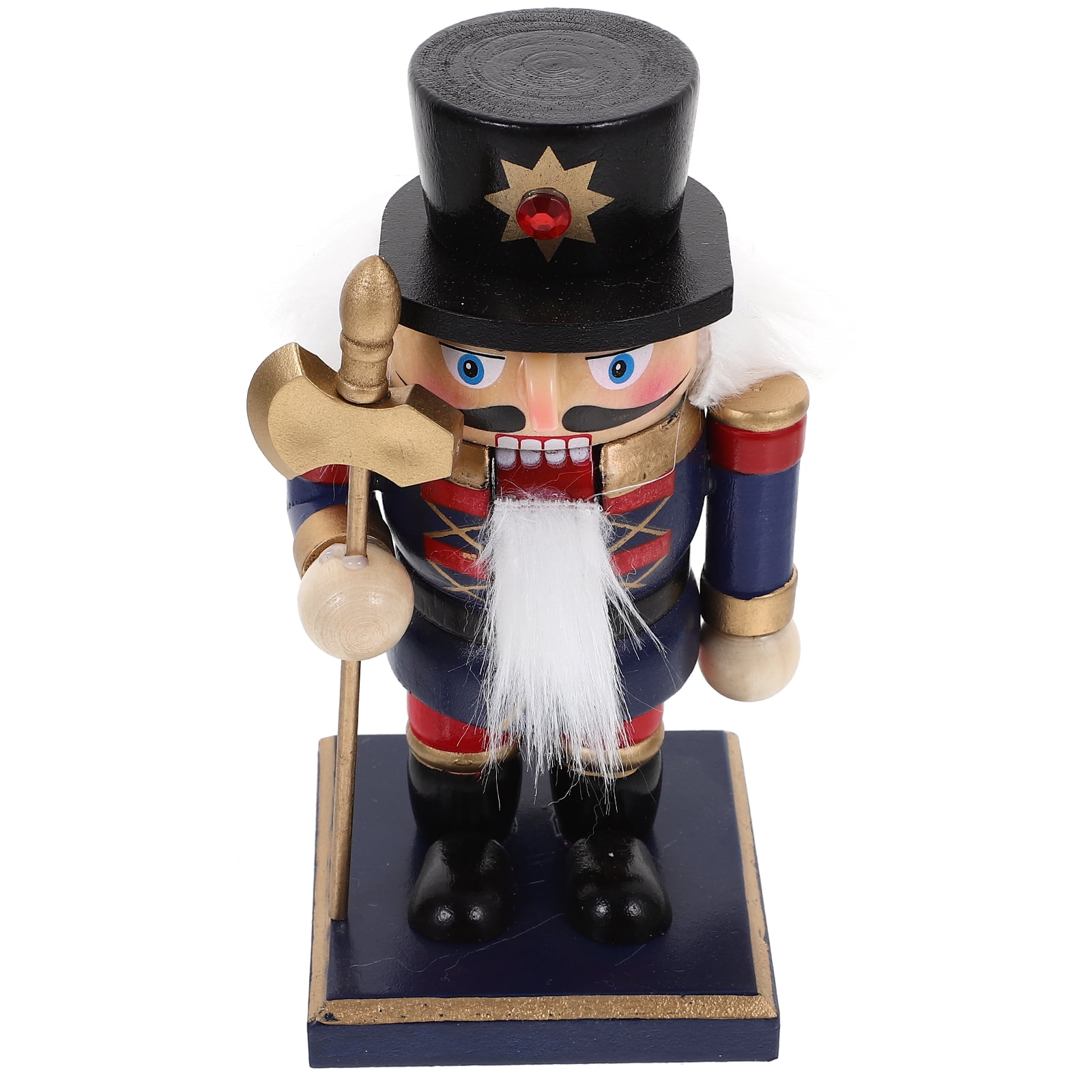 Nutcracker Soldier Christmas Statue Gifts for An Anniversary Traditional Wooden Nutcrackers ...