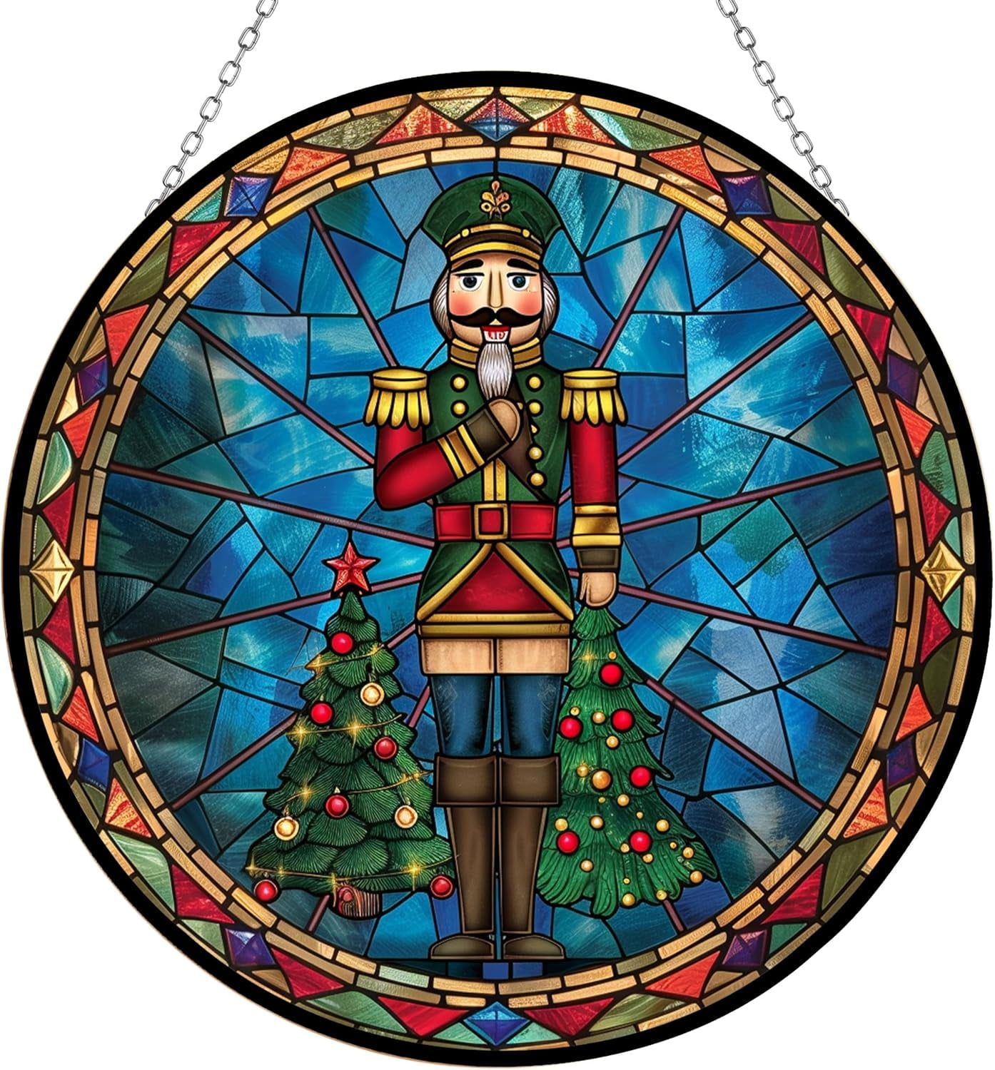 Nutcracker Standing Suncatchers for Windows by Clare Donovan, Stained ...