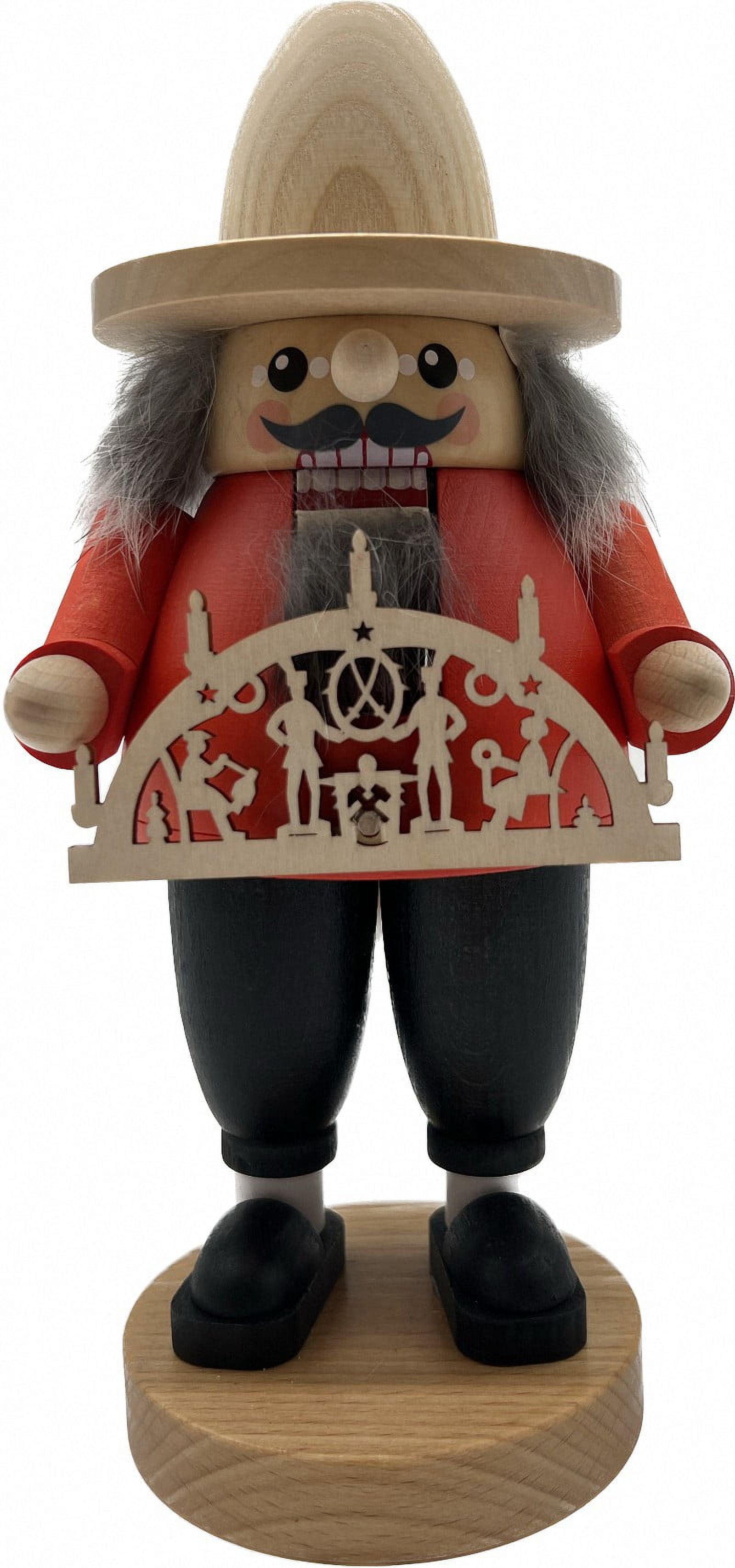 Nutcracker with candle arch, 21 cm high, original Erzgebirge by Richard ...